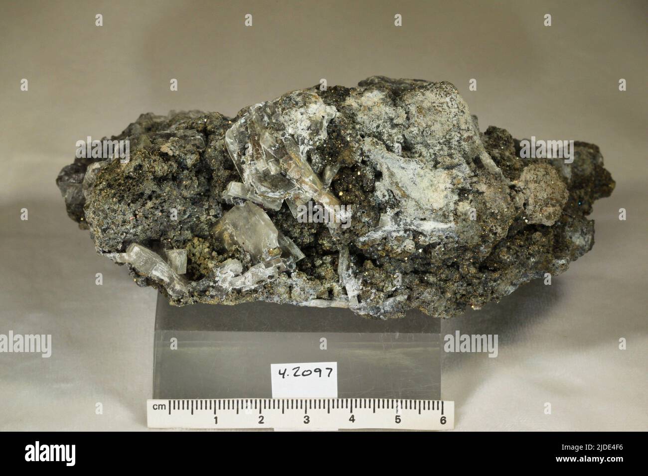 Barite. minerals. South America; Peru; Junin Department; Colquijinca ...