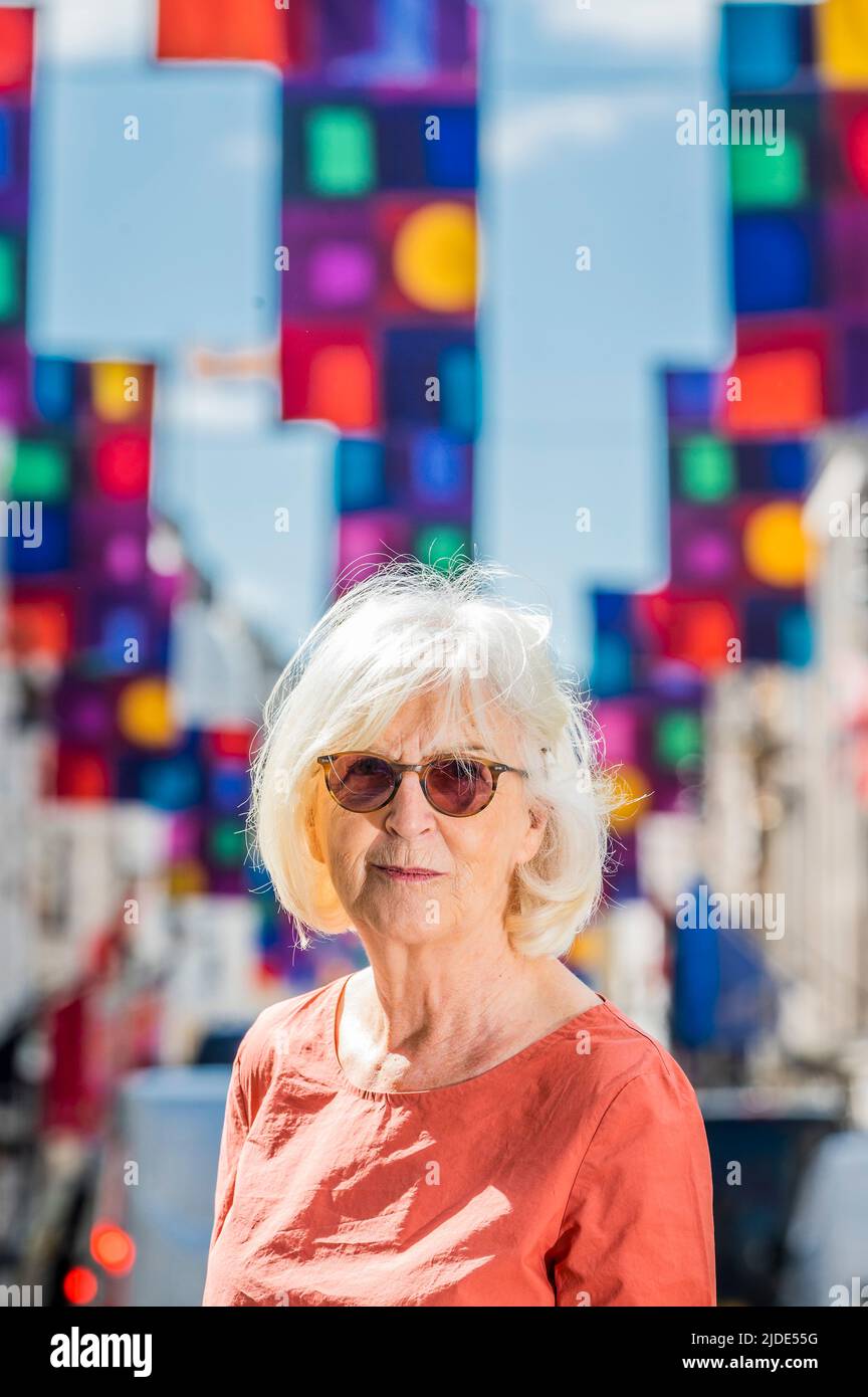 London, UK. 20 Jun 2022. Contemporary British artist Mali Morris RA ...