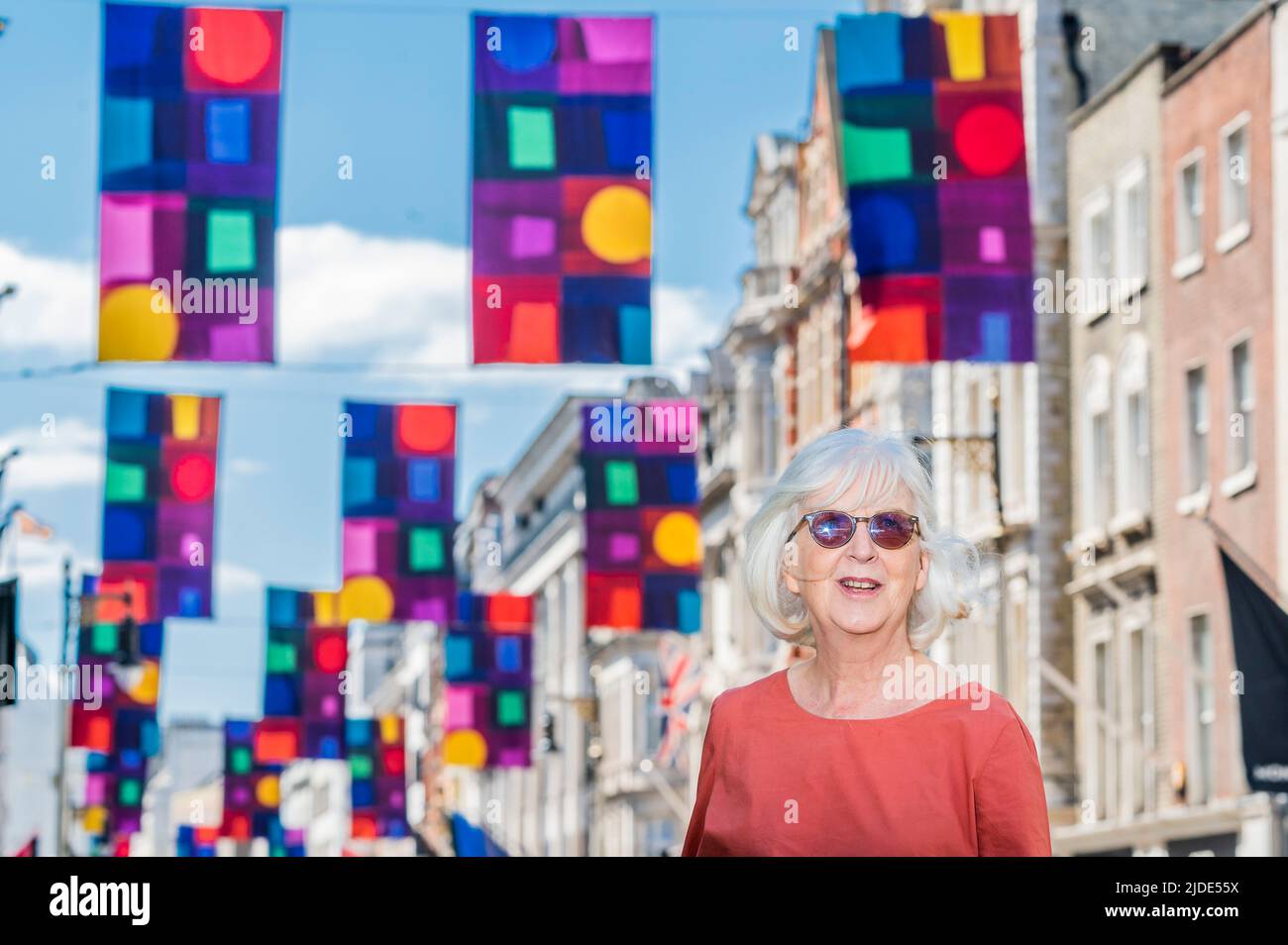 London, UK. 20 Jun 2022. Contemporary British artist Mali Morris RA ...