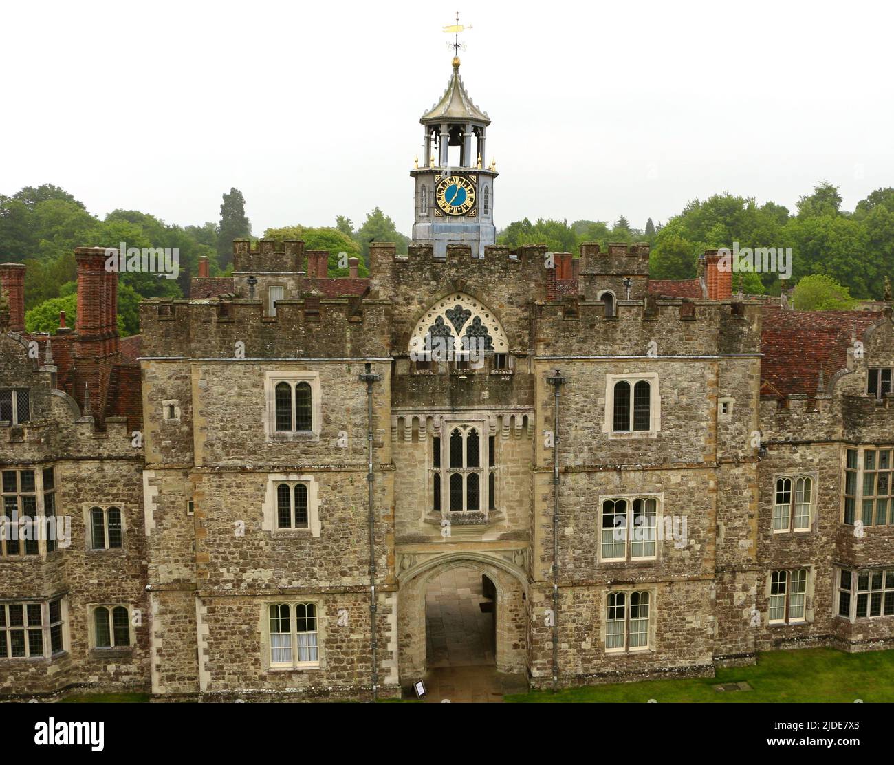Exterior view of Knole House stately home near Sevenoaks Kent England ...