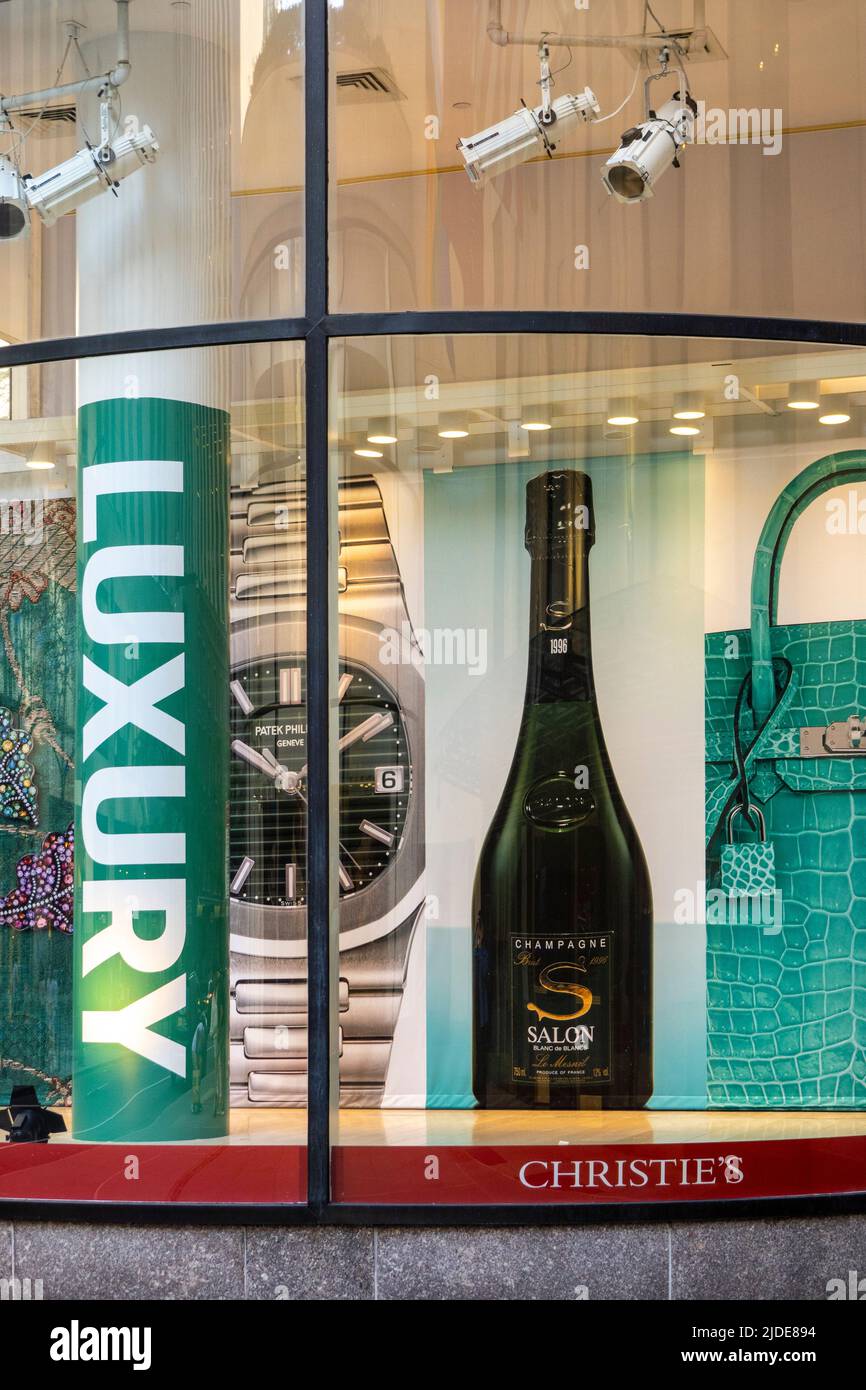 Christie's auction house in Rockefeller center Manhattan NYC Stock ...