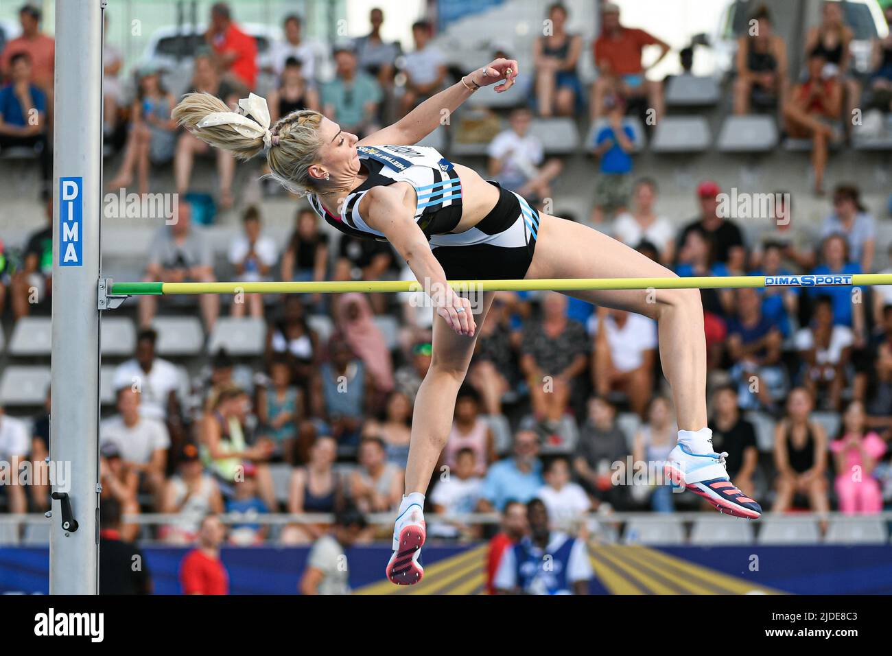 Marija Vukovic of Montenegro (women's high jump) during the Wanda ...