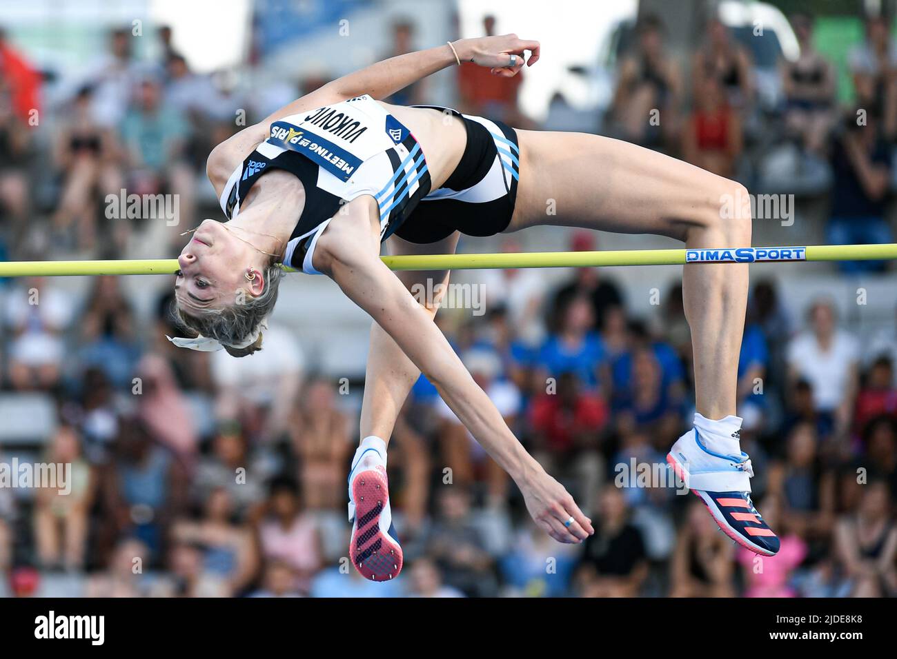 Marija Vukovic of Montenegro (women's high jump) during the Wanda ...
