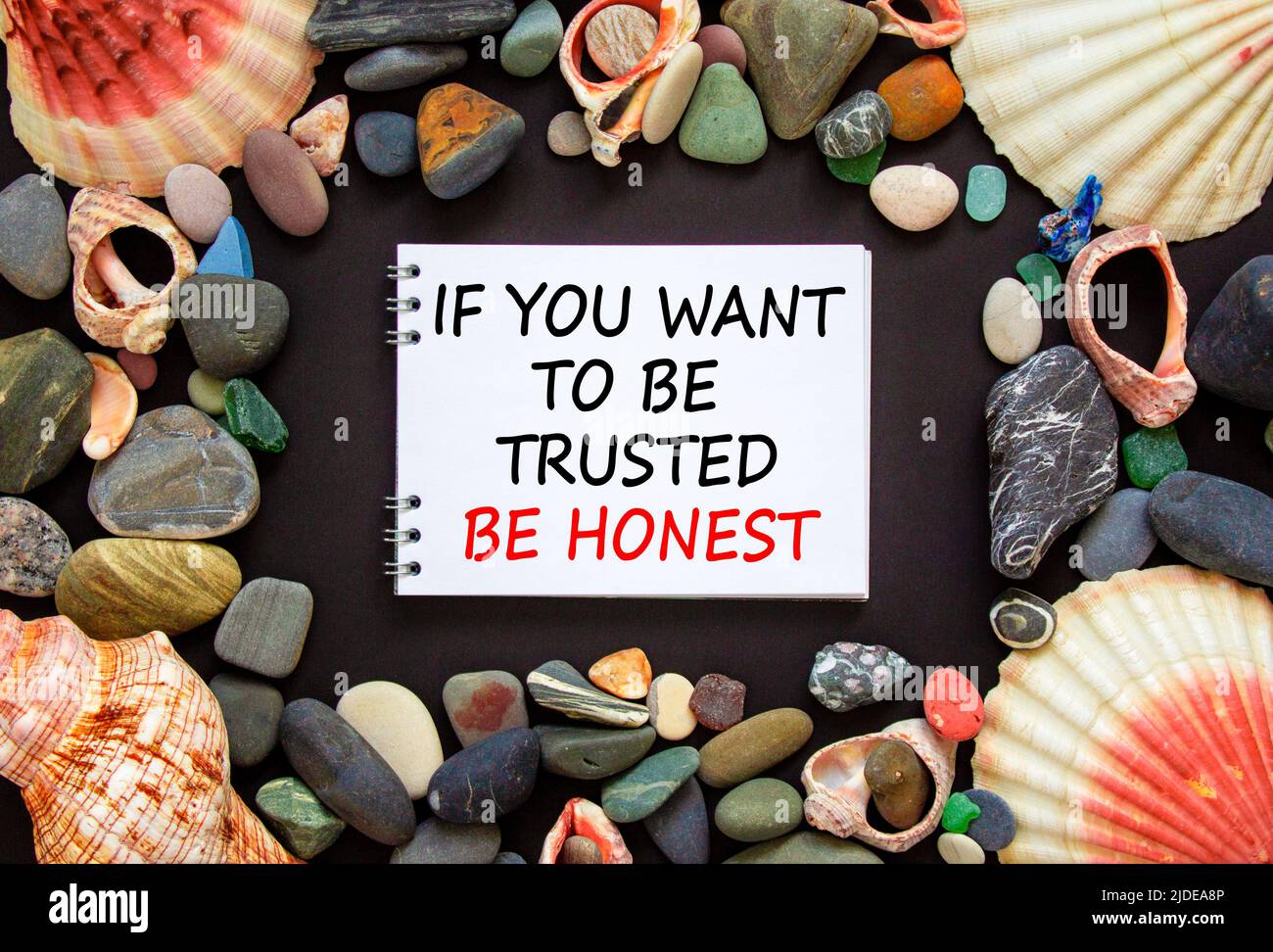 Be trusted and honest symbol. Concept words If you want to be trusted ...