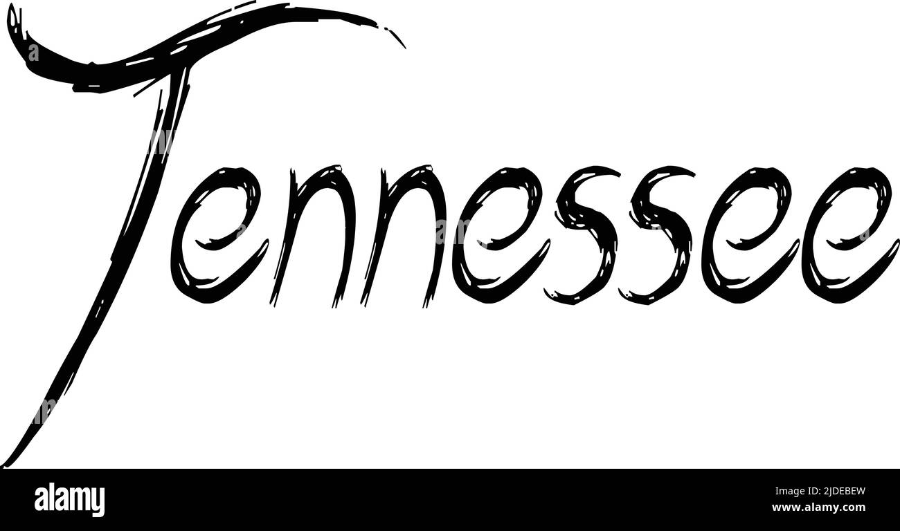 Tennessee map vintage Stock Vector Images - Alamy