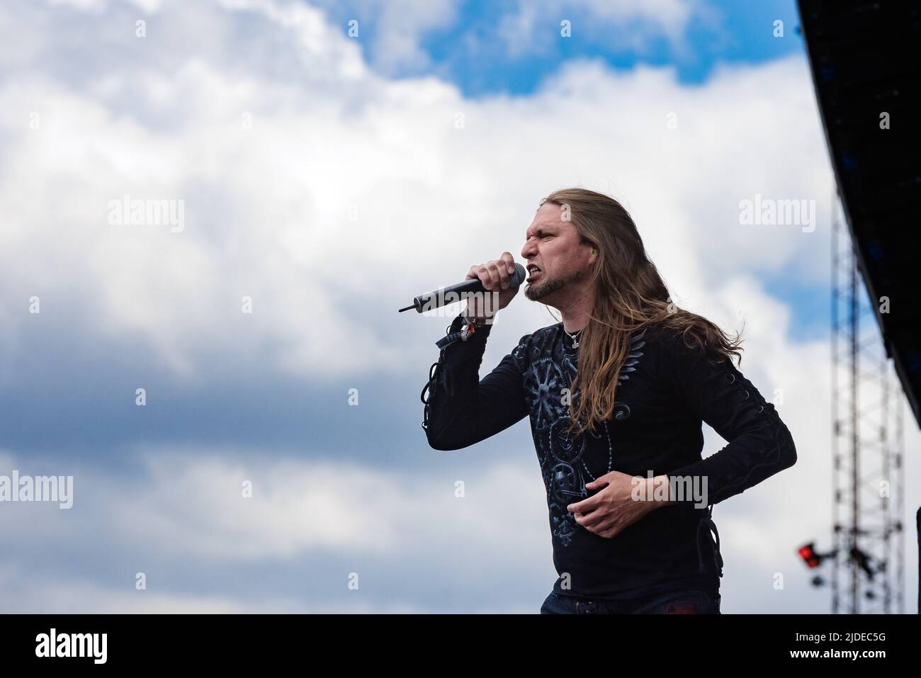 Copenhagen, Denmark. 18th, June 2022. The Danish thrash metal band ...