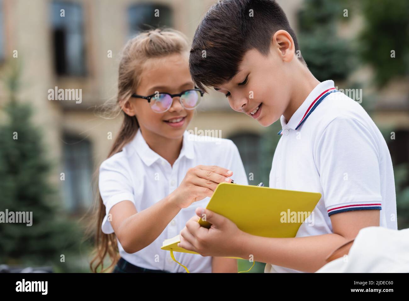 Preteen boy in eyeglasses hi-res stock photography and images - Alamy