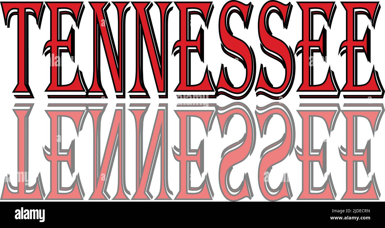 Tennessee map vintage Stock Vector Images - Alamy