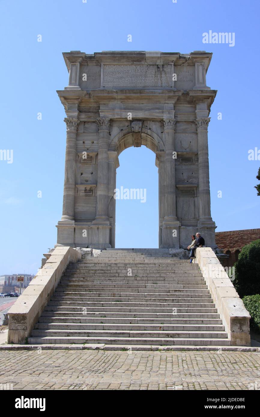 Triumphal arch of ancona hi-res stock photography and images - Alamy