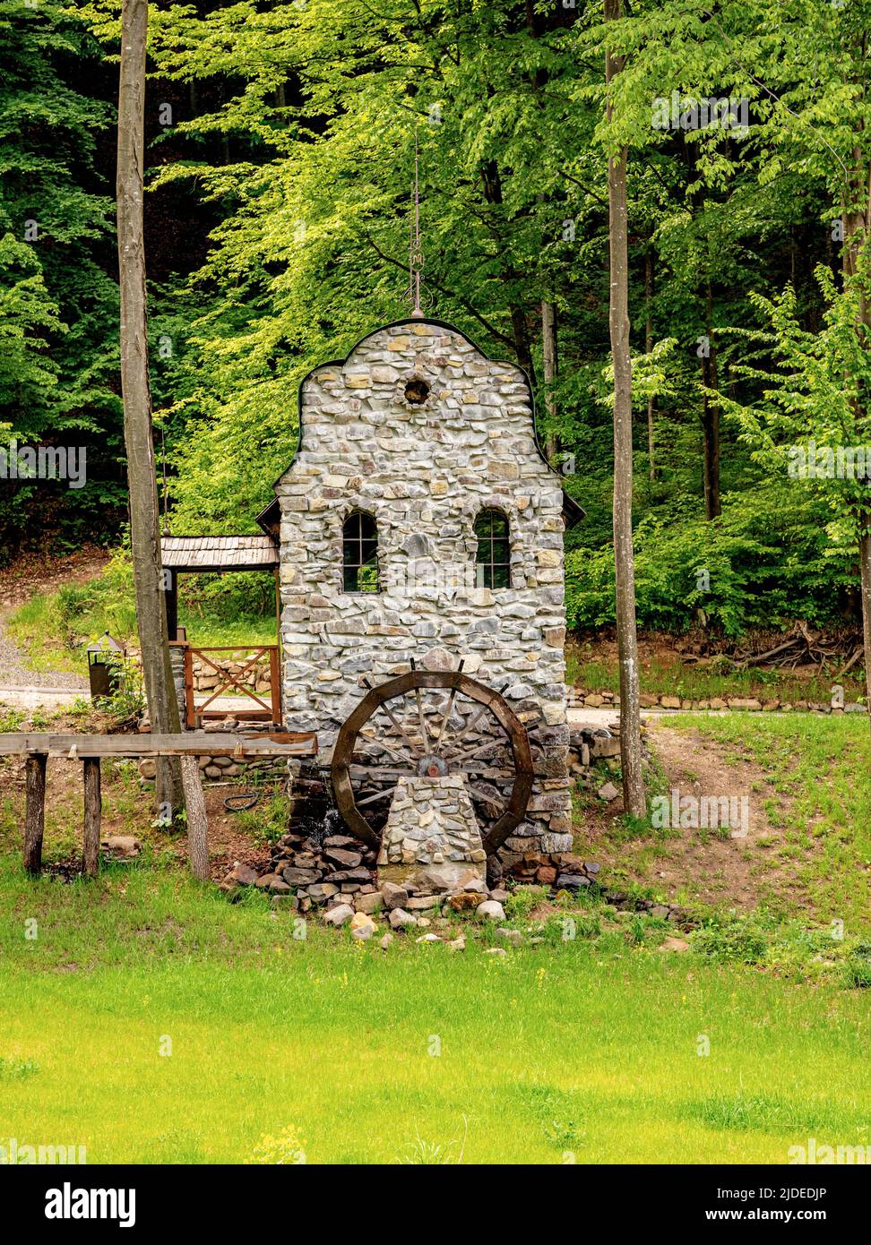Ancient stone watermill Stock Photo - Alamy