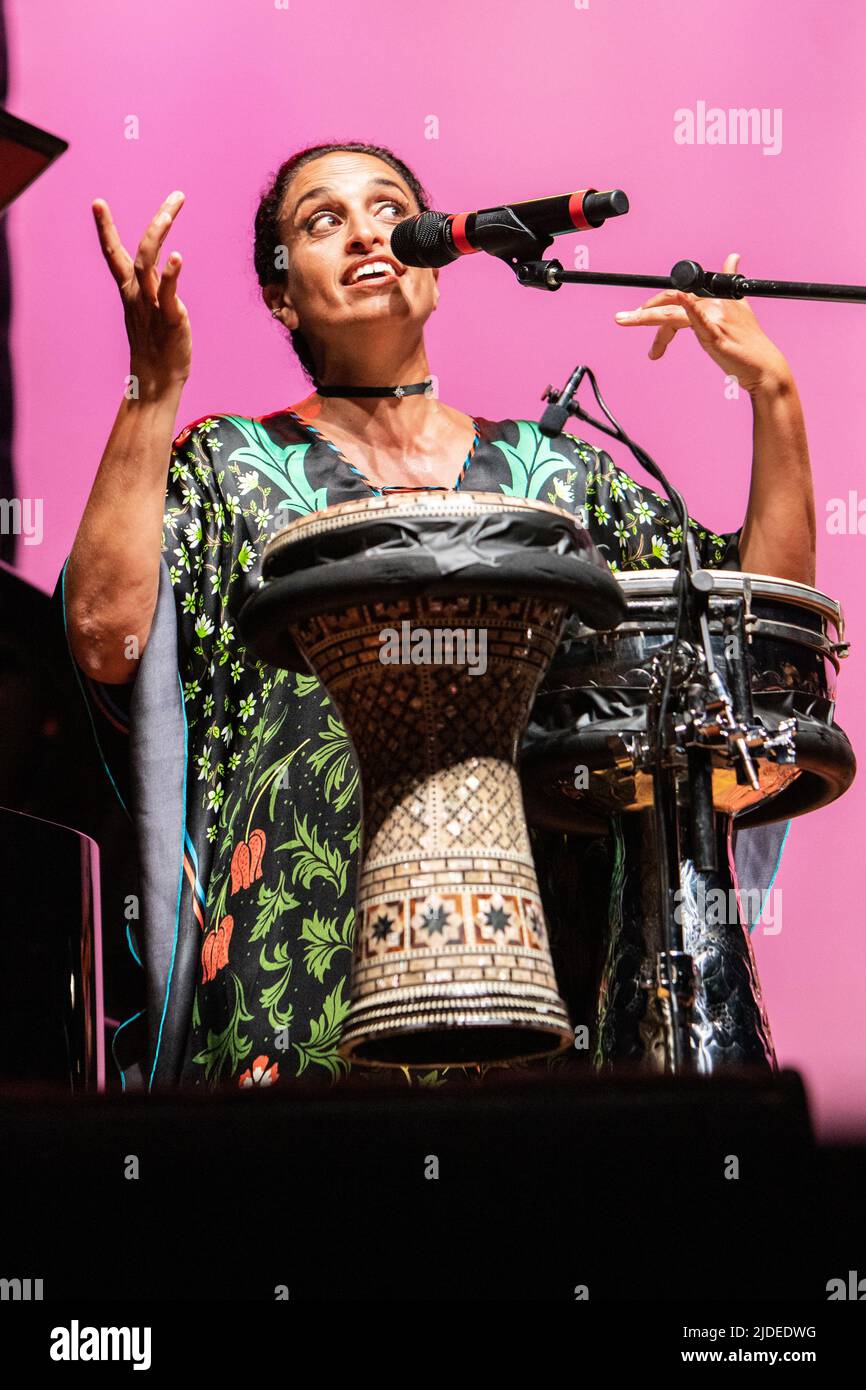 Arona Italy. 18 June 2022. The Israeli singer-songwriter and human ...