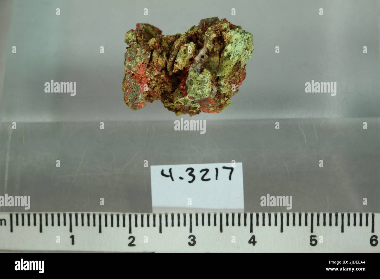 Vauquelinite. minerals. Europe; Germany; Saxony, Obercallenberg Stock ...