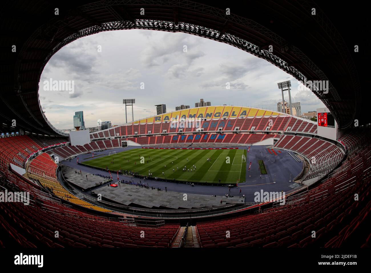 Bangkok, Thailand. 19th June, 2022. A landscape of Rajamangala stadium ...