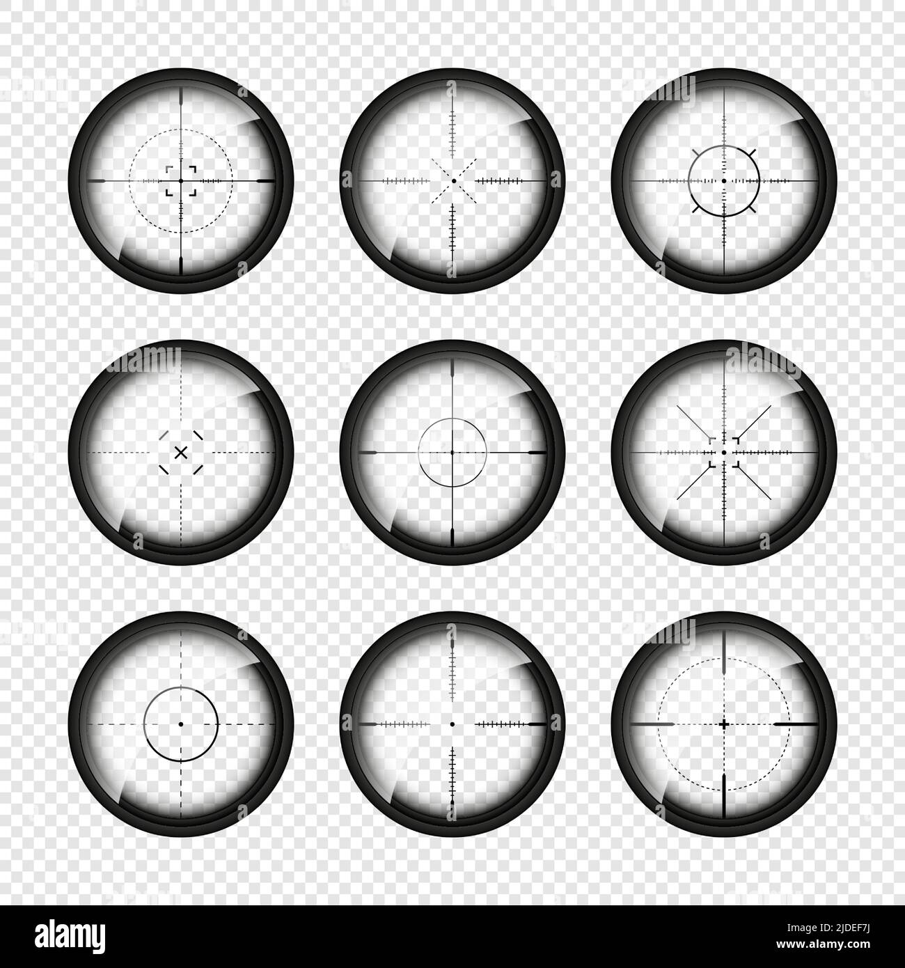 Weapon sights Stock Vector Images - Alamy