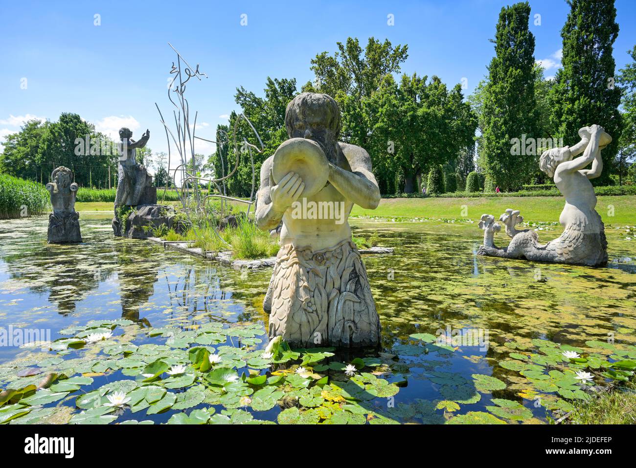 Triton, Neptunbrunnen, Lustgarten, Potsdam, Brandenburg, Deutschland ...