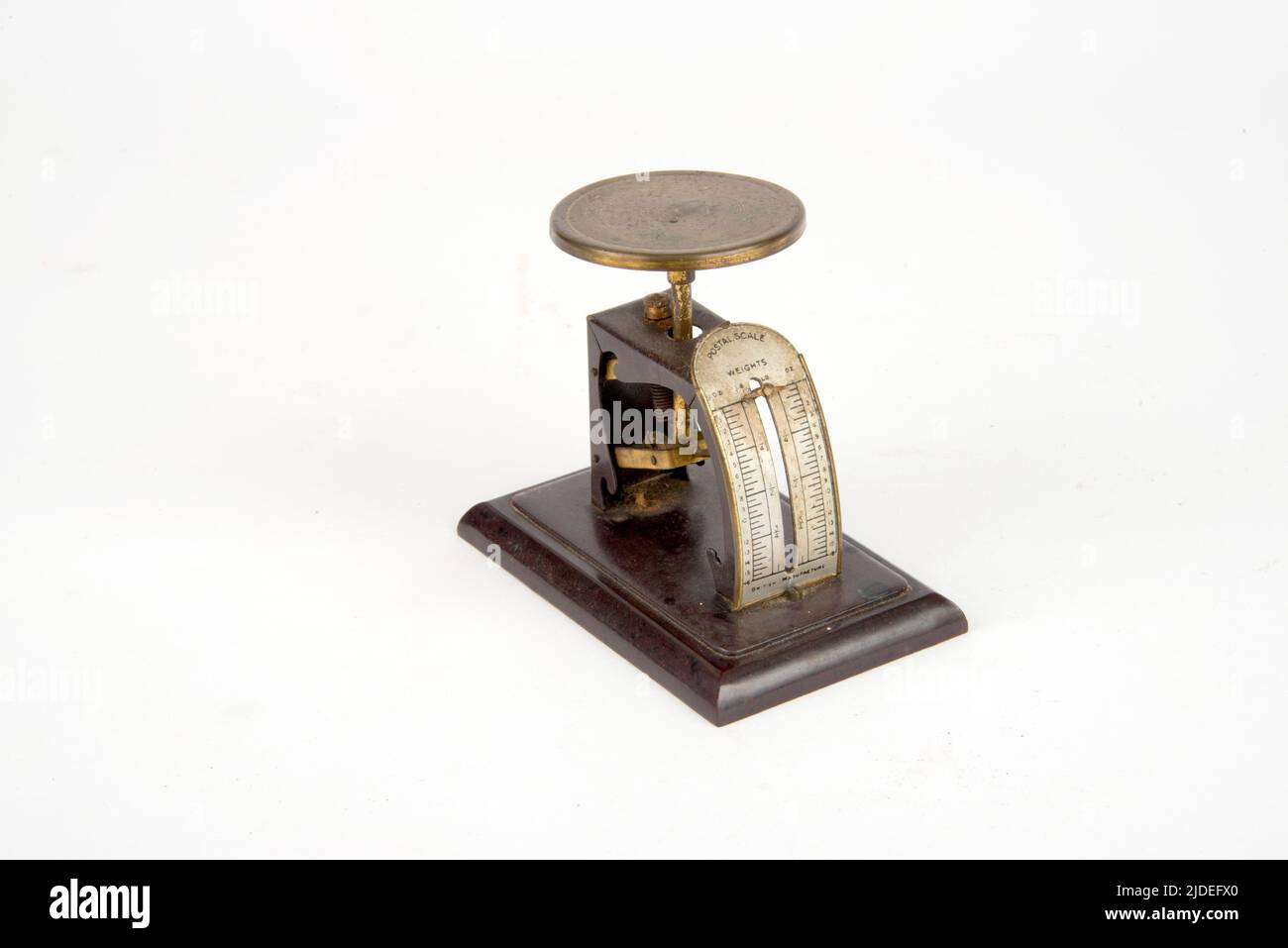 A selection of bakelite and plastic items. Small postal scales Stock ...