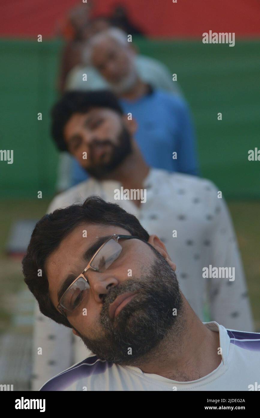 Lahore, Punjab, Pakistan. 20th June, 2022. Pakistani people performing ...