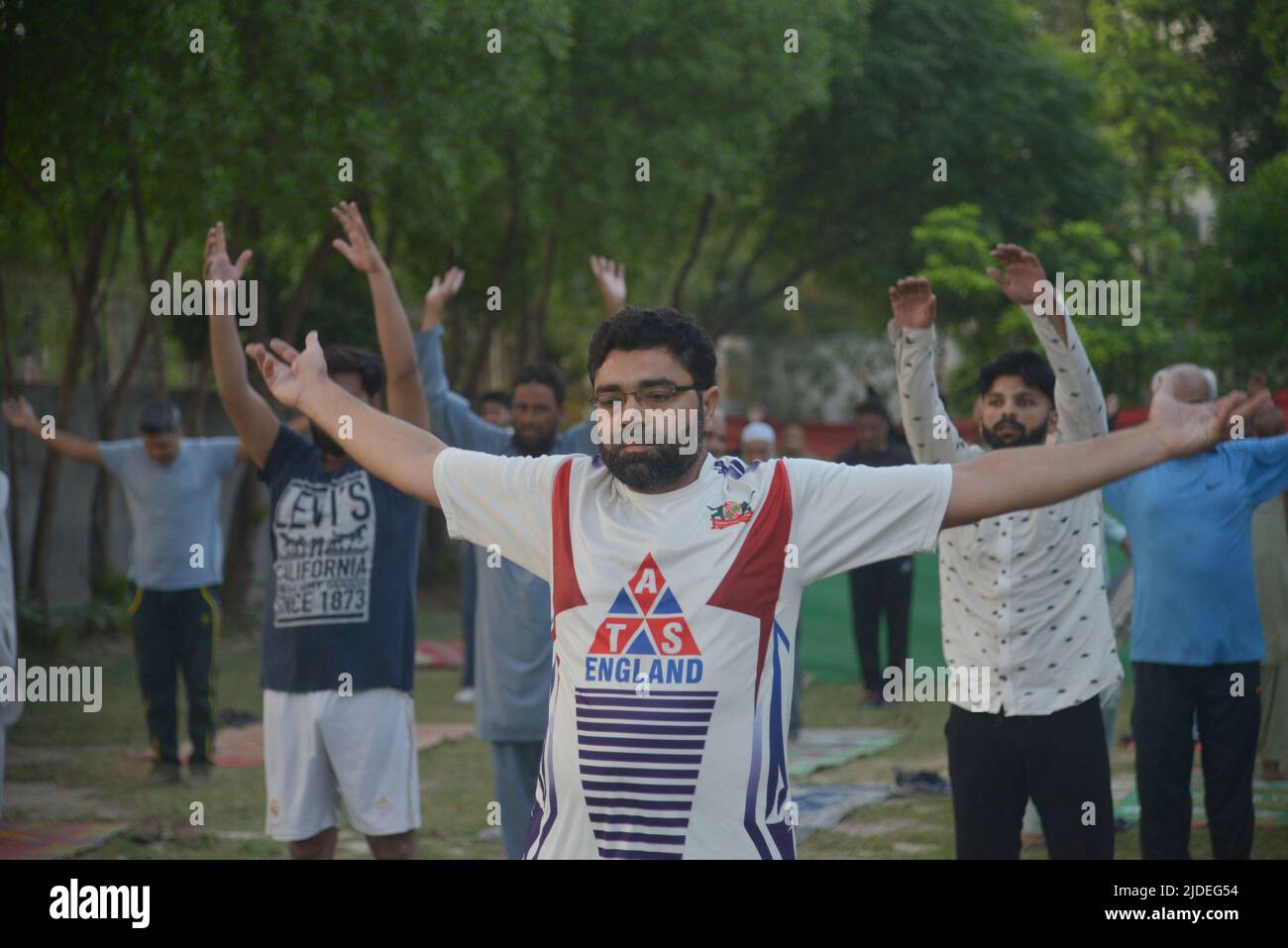 Lahore, Punjab, Pakistan. 20th June, 2022. Pakistani people performing ...
