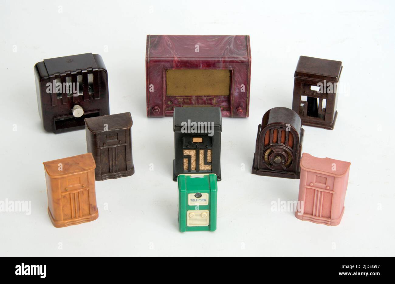 Bakelite and early plastic items Stock Photo - Alamy