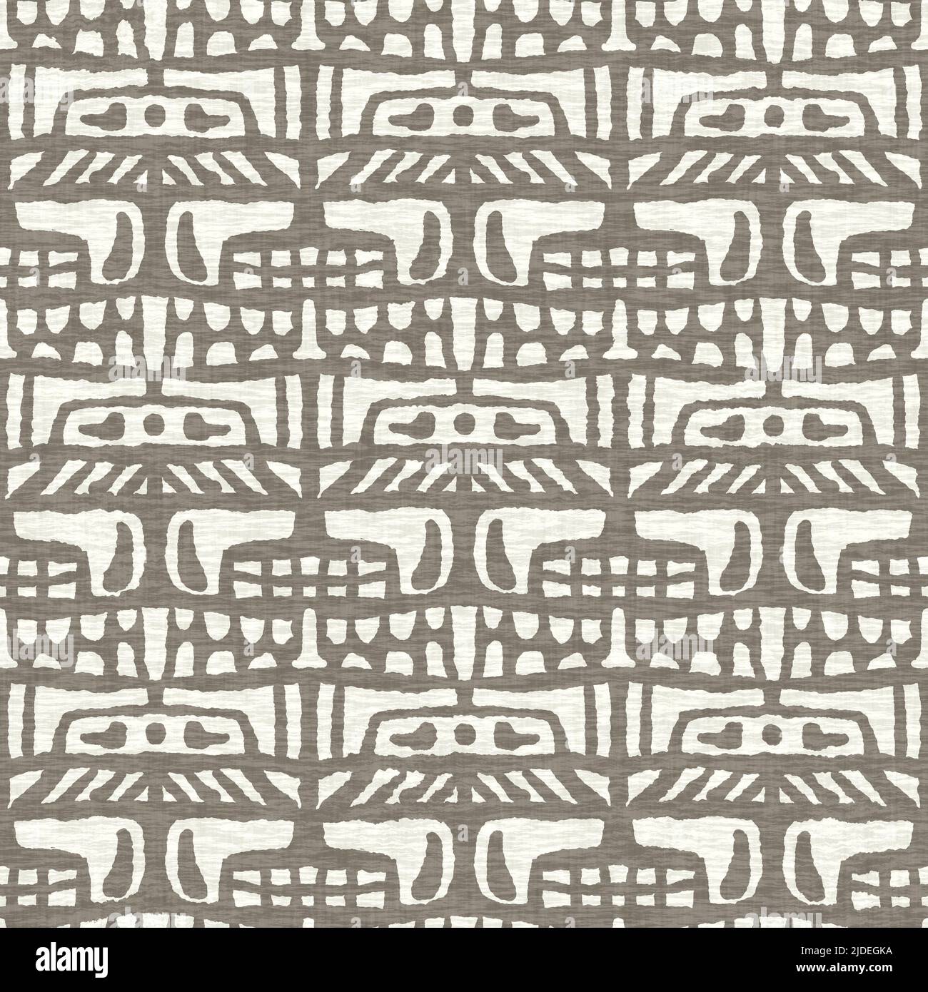 Hand drawn doodle linen effect texture pattern. Seamless woven natural ...