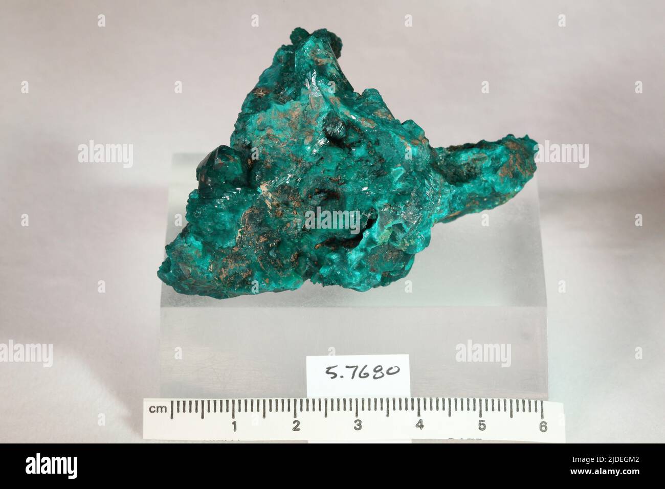 Dioptase. minerals. Africa; Republic of The Congo; Brazzaville Stock ...