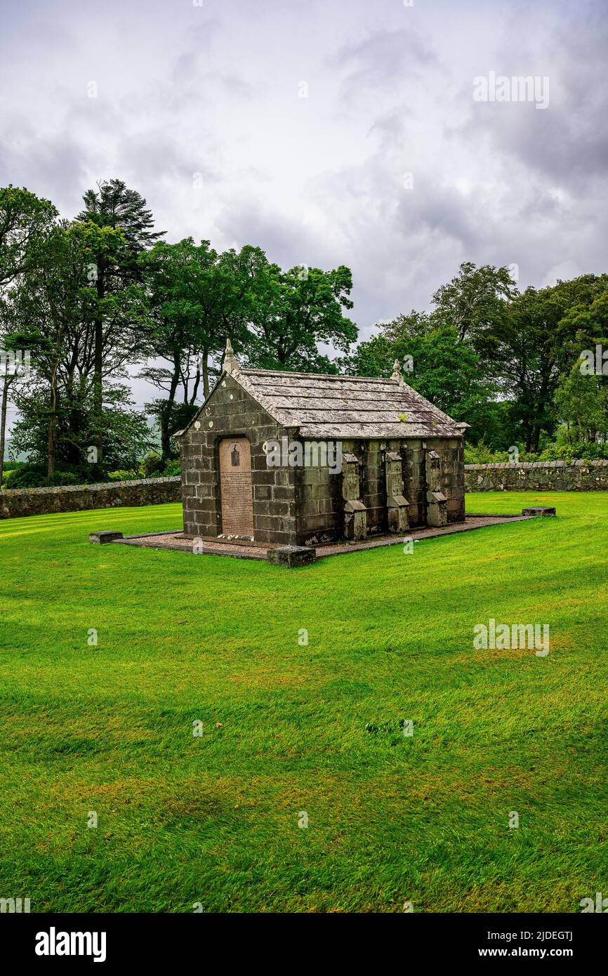 Gruline, Isle of Mull, Scotland – The Mausoleum of Major General ...
