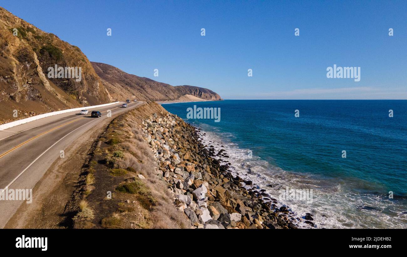 Malibu aerial hi-res stock photography and images - Alamy