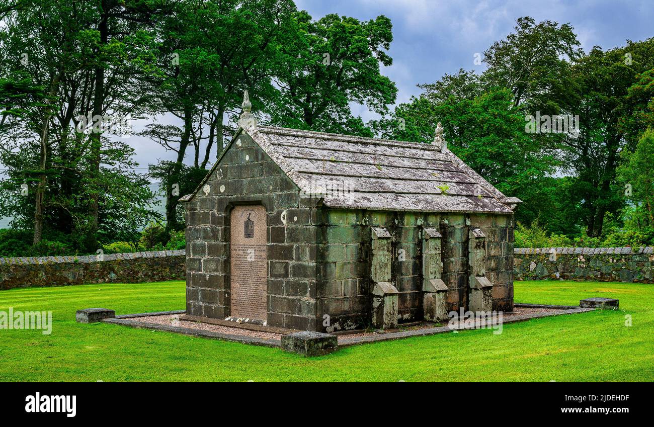 Gruline, Isle of Mull, Scotland – The Mausoleum of Major General ...