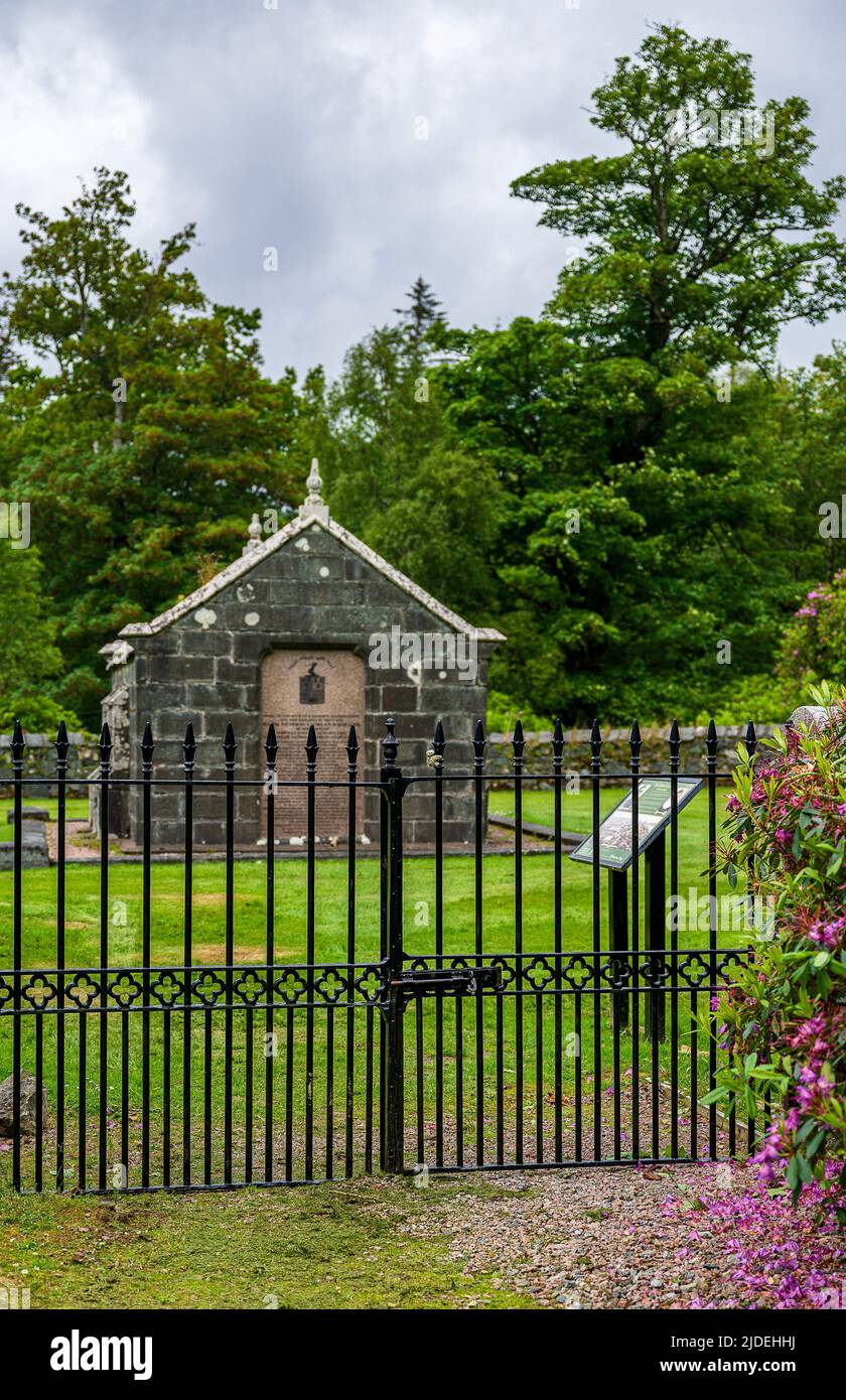 Gruline, Isle of Mull, Scotland – The Mausoleum of Major General ...
