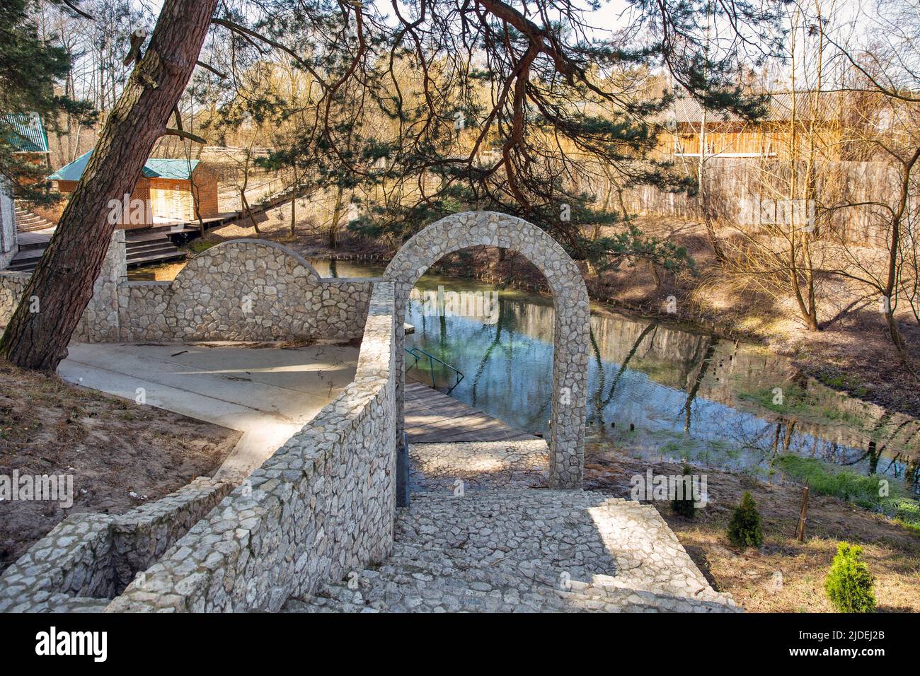 Miraculous spring of St. Anna in Monastery of St. Nicholas convent ...