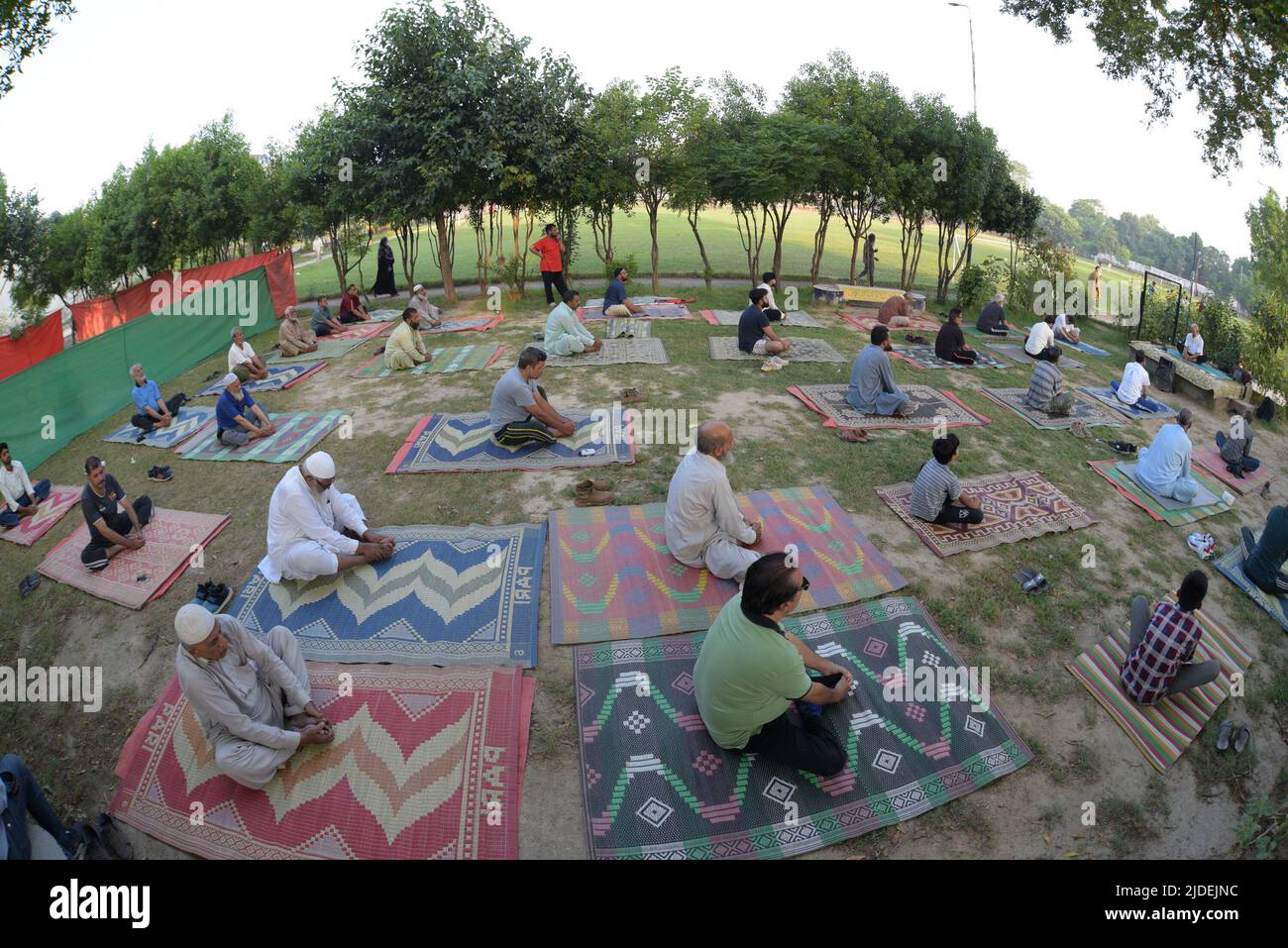 Lahore, Punjab, Pakistan. 20th June, 2022. Pakistani people performing ...