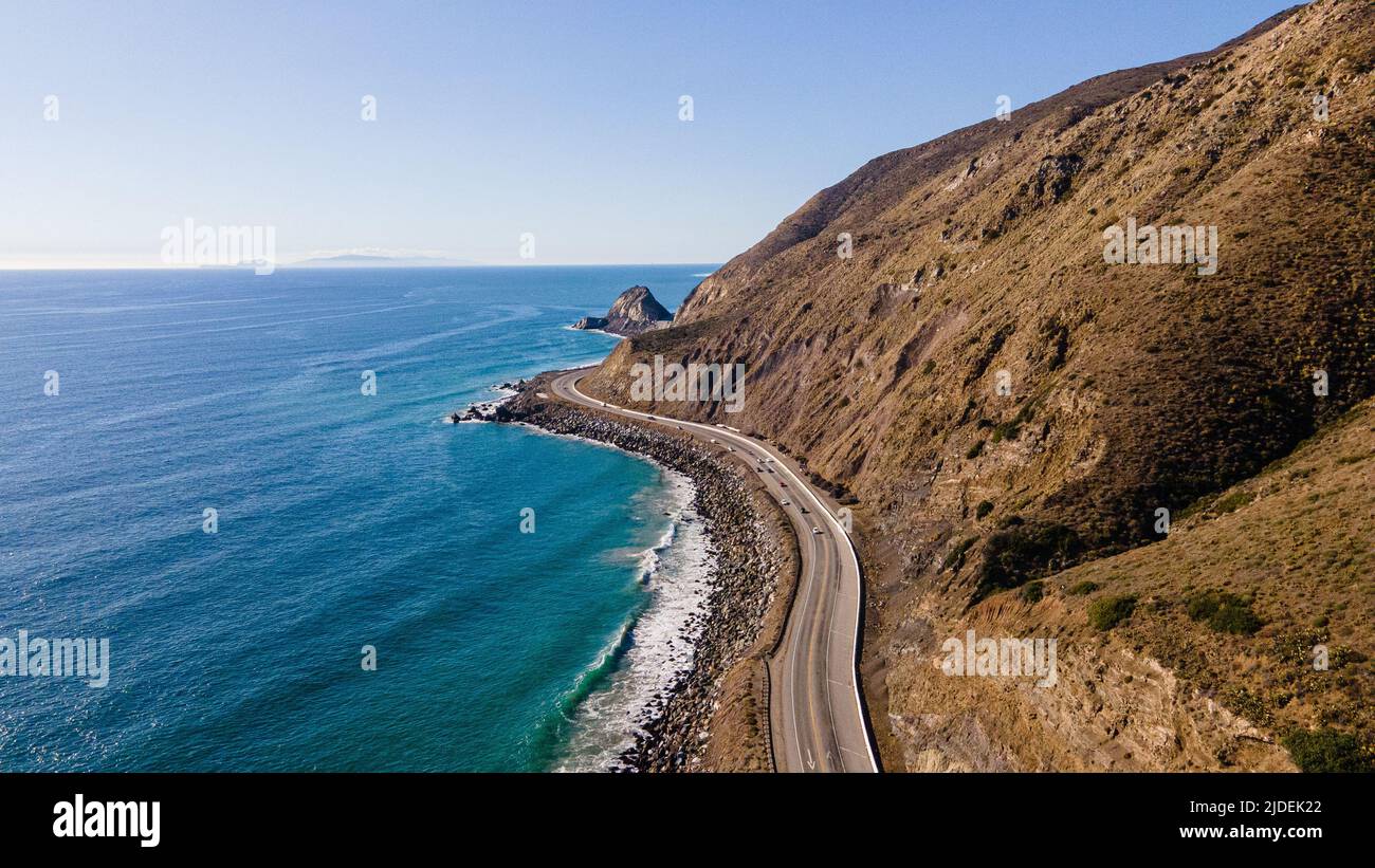 Aerial Malibu California USA Stock Photo - Alamy