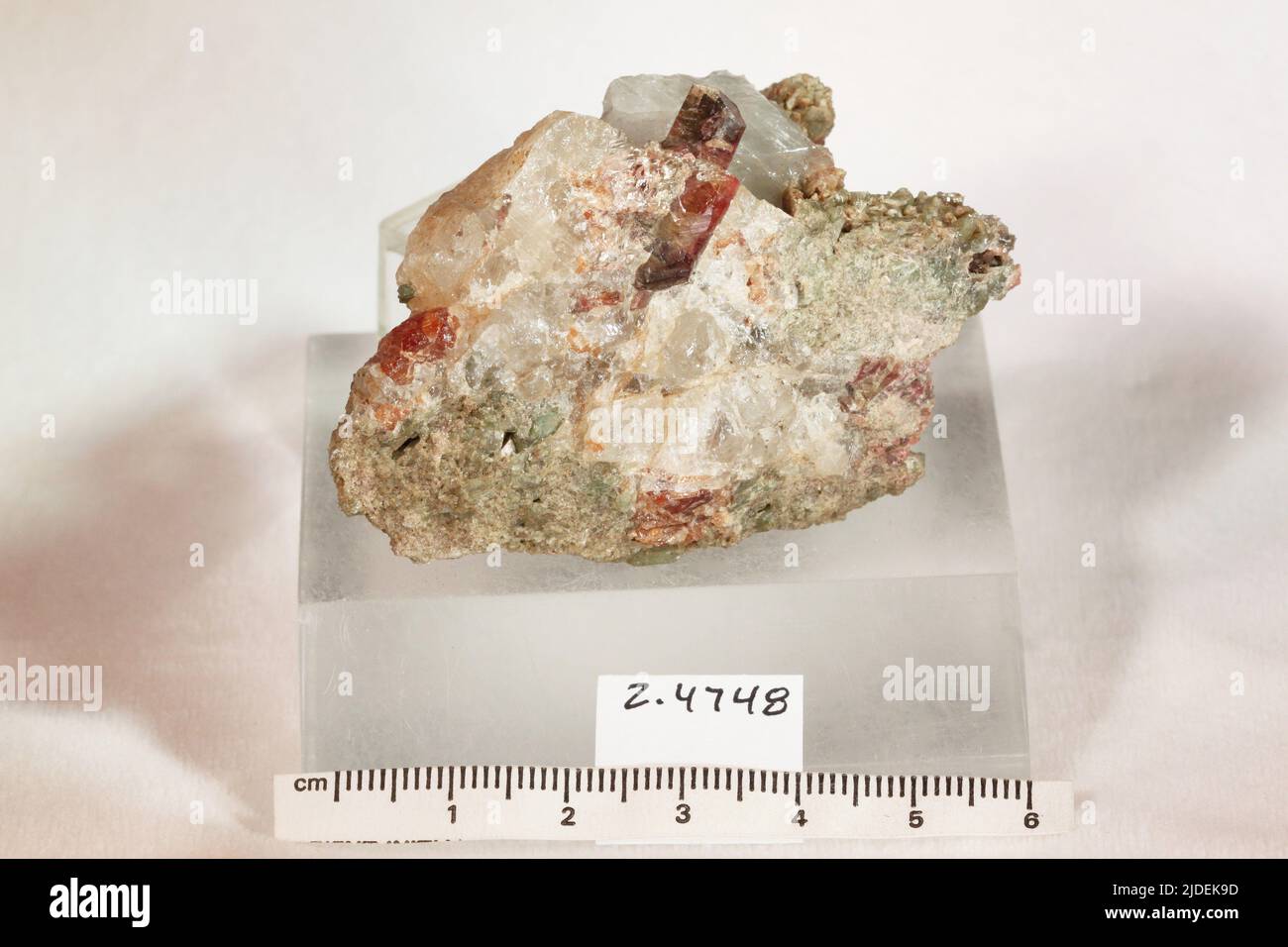 Zoisite. minerals. Europe; Austria; Tyrol Province; Zillerthal ...