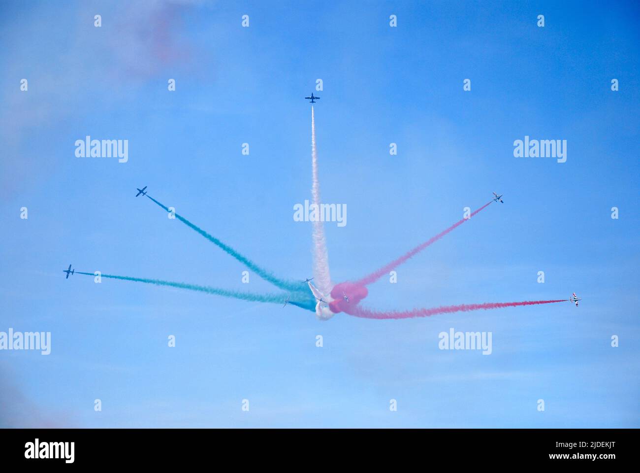 Italian national aerobatic team Stock Photo - Alamy
