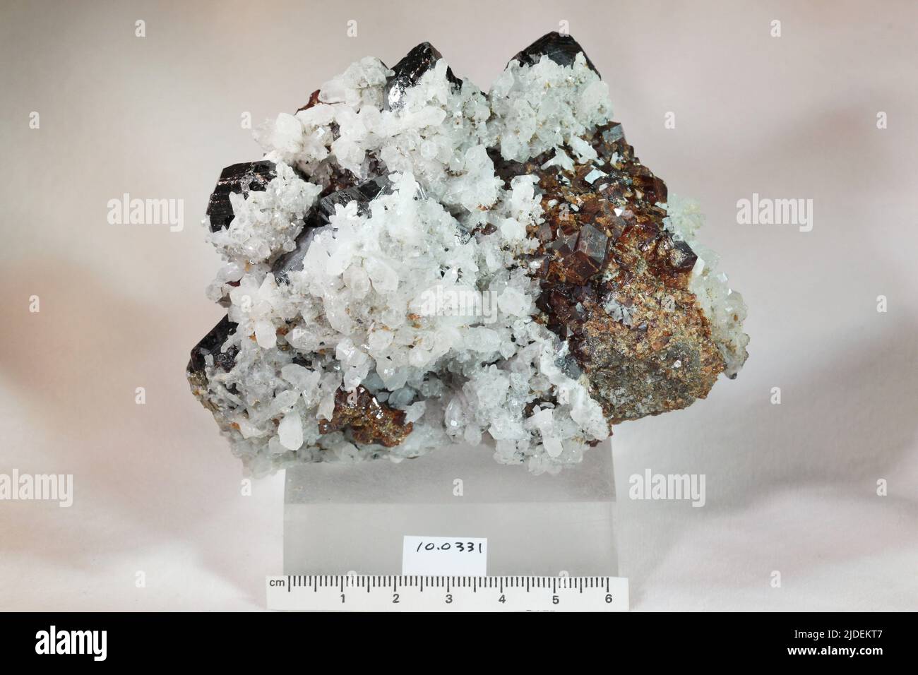 Andradite. minerals. Central America; Honduras; Santa Barbara ...