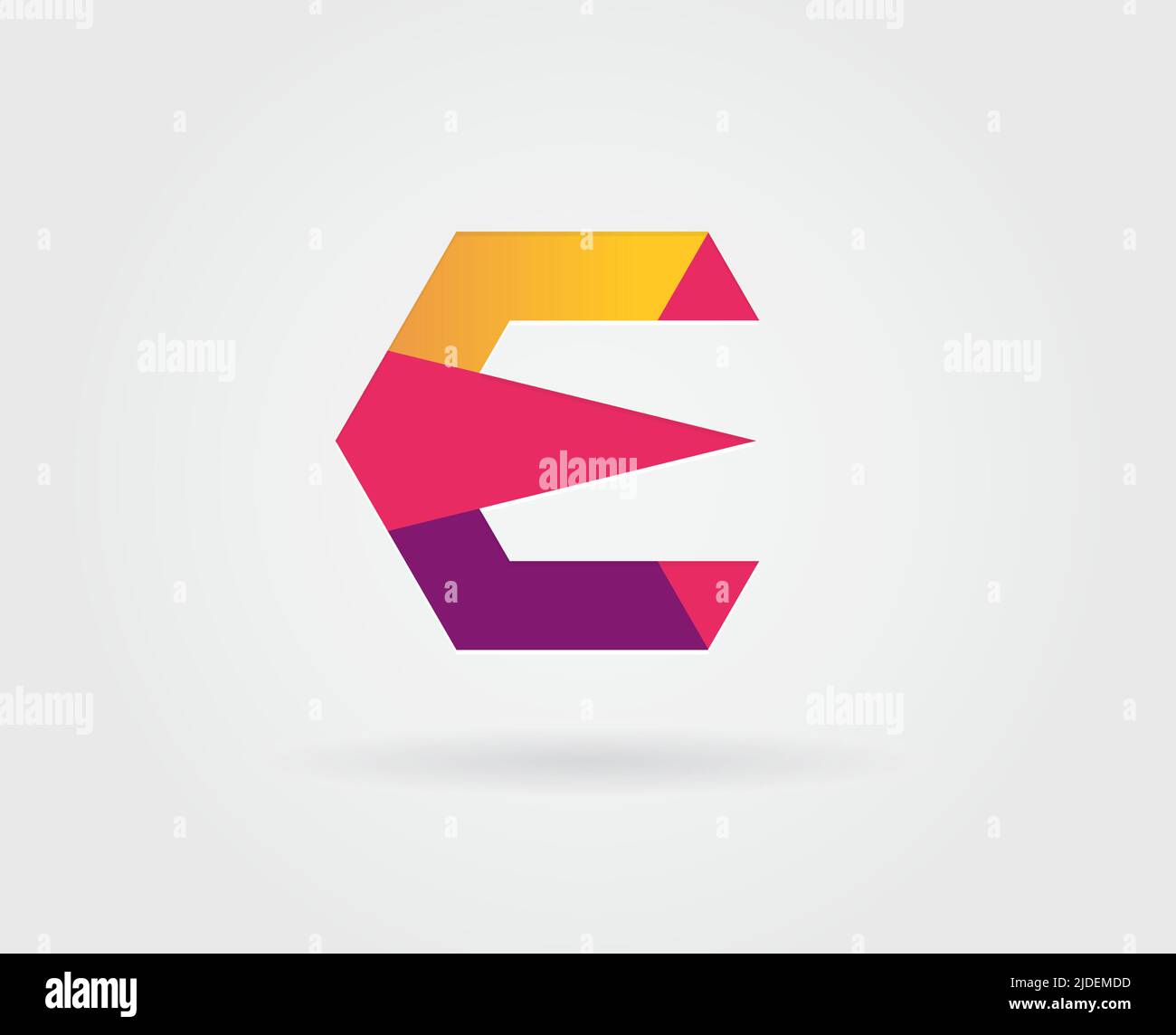 Logo Letter Icon Design Template Elements in Vector Stock Vector Image ...