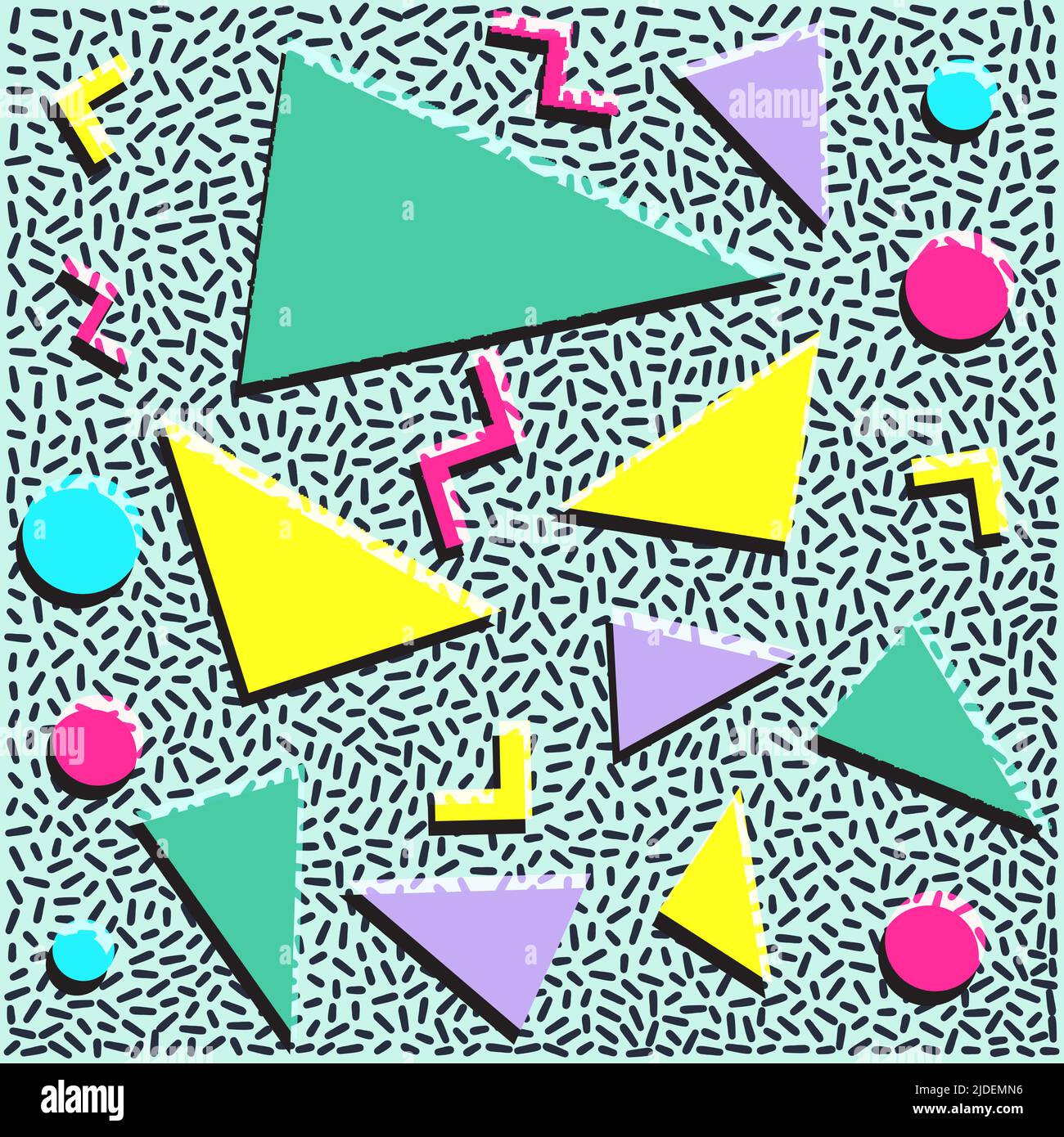 Retro vintage 80s or 90s fashion style abstract pattern background ...