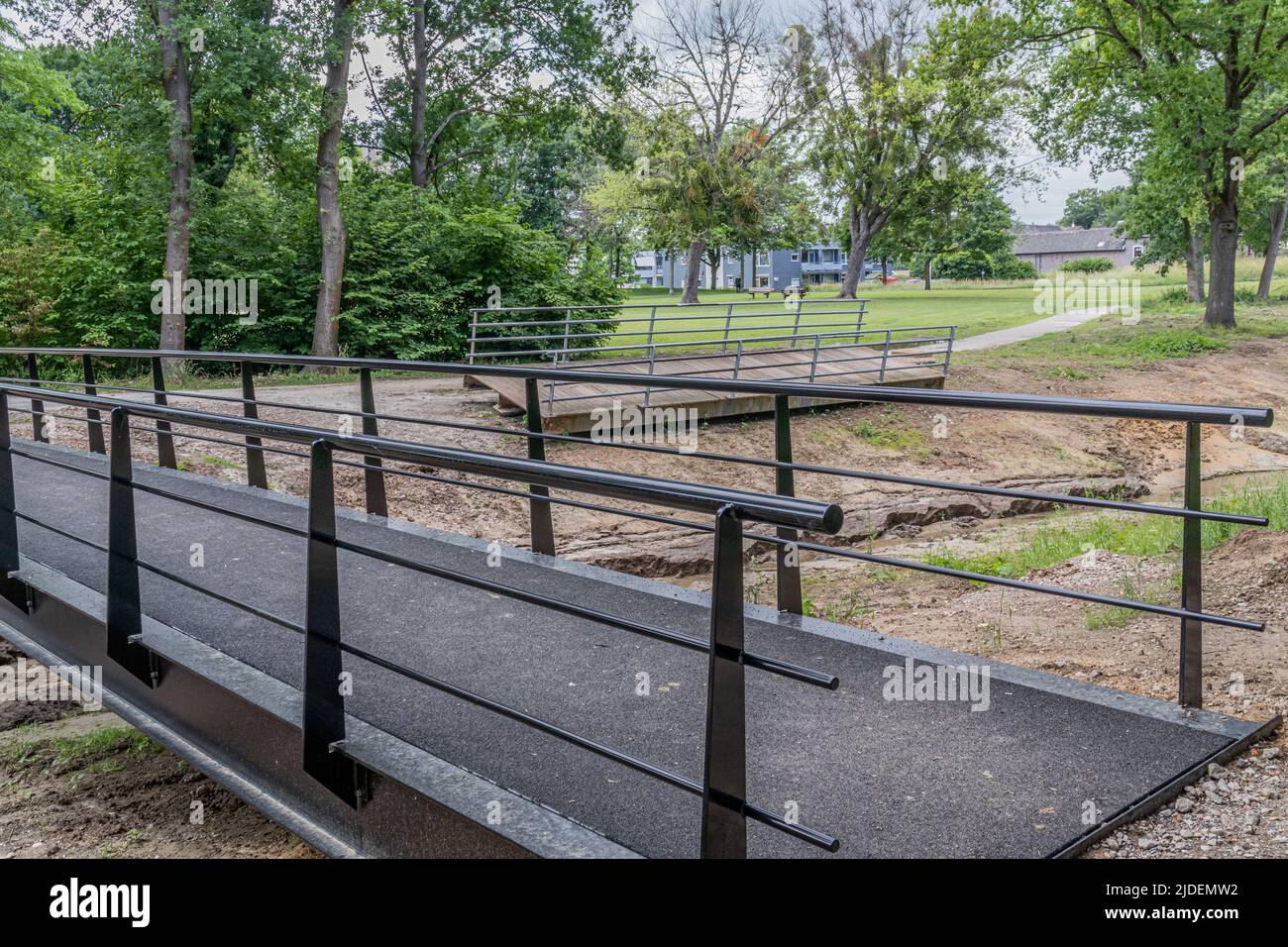 Footbridge replaced hi-res stock photography and images - Alamy