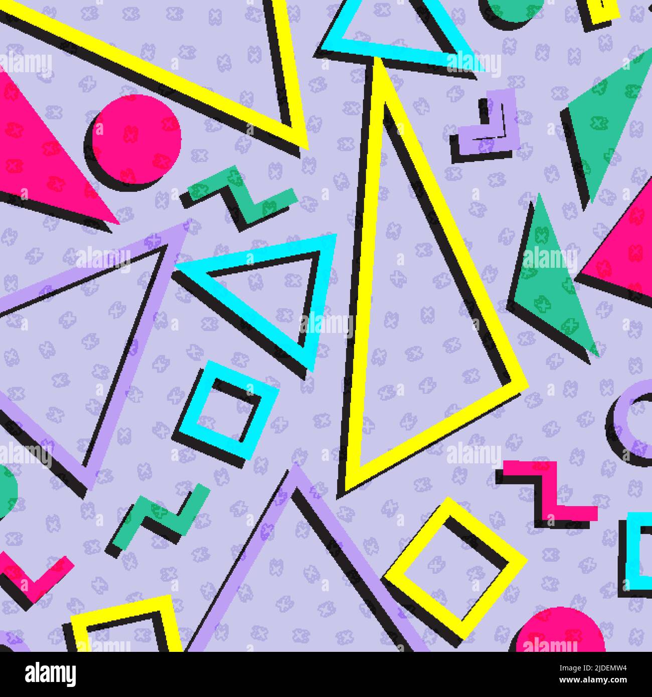 Retro vintage 80s or 90s fashion style abstract pattern background ...