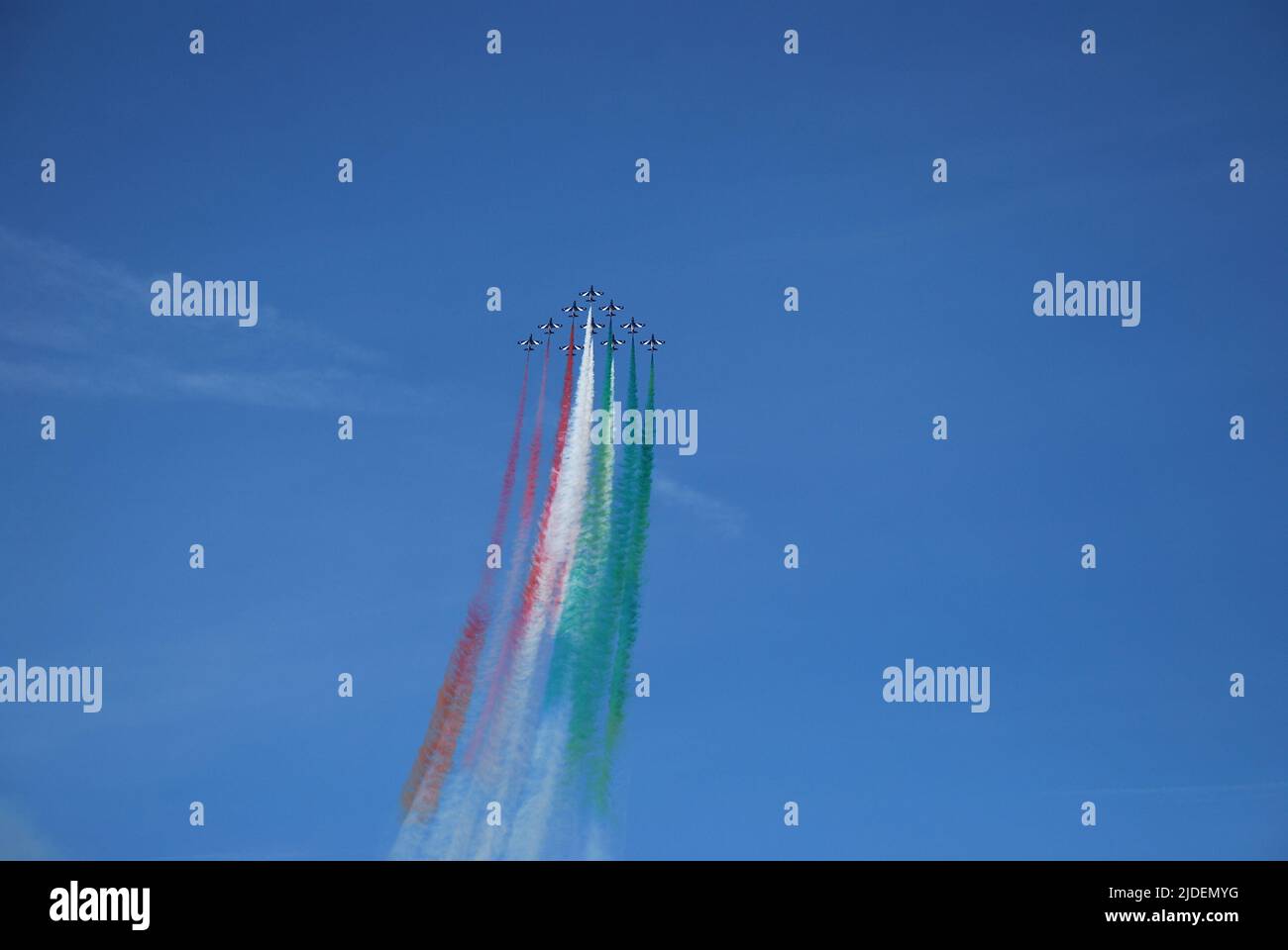 Italian national aerobatic team Stock Photo - Alamy