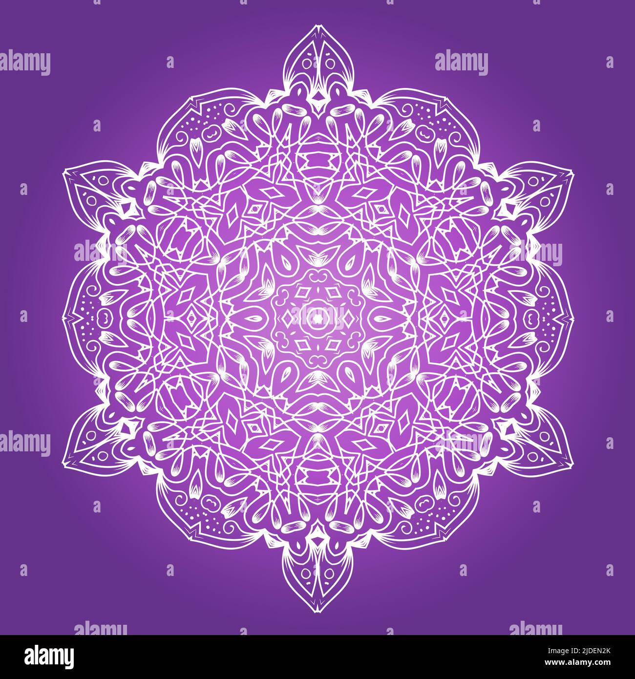 Ethnic Fractal Meditation Mandala Vector Stock Vector Image & Art - Alamy