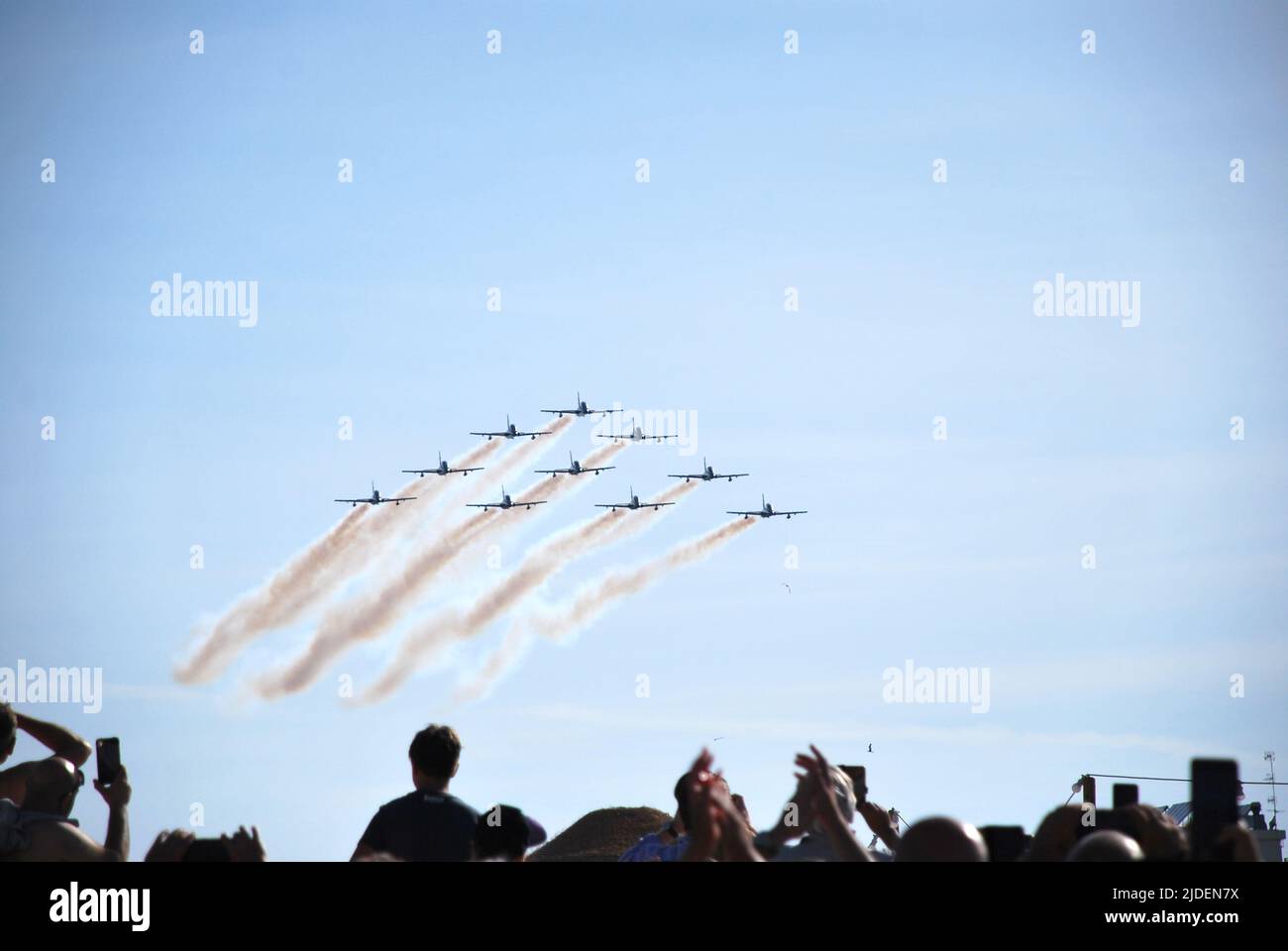 Italian national aerobatic team Stock Photo - Alamy