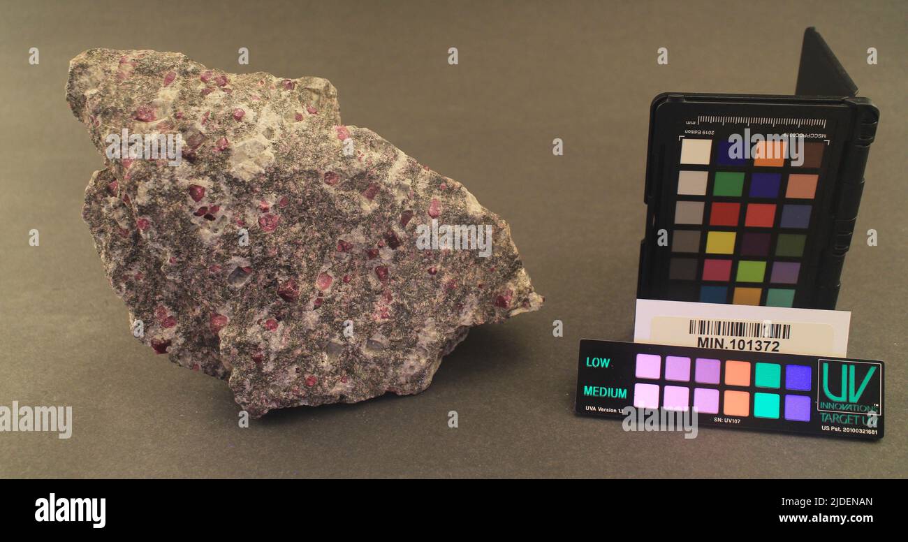 Corundum. minerals. Asia; India; Karnataka; Mysore District Stock Photo ...