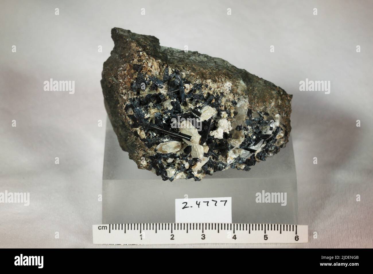 Ilvaite. minerals. Europe; Italy; Toscana Region; Elba Island Stock ...