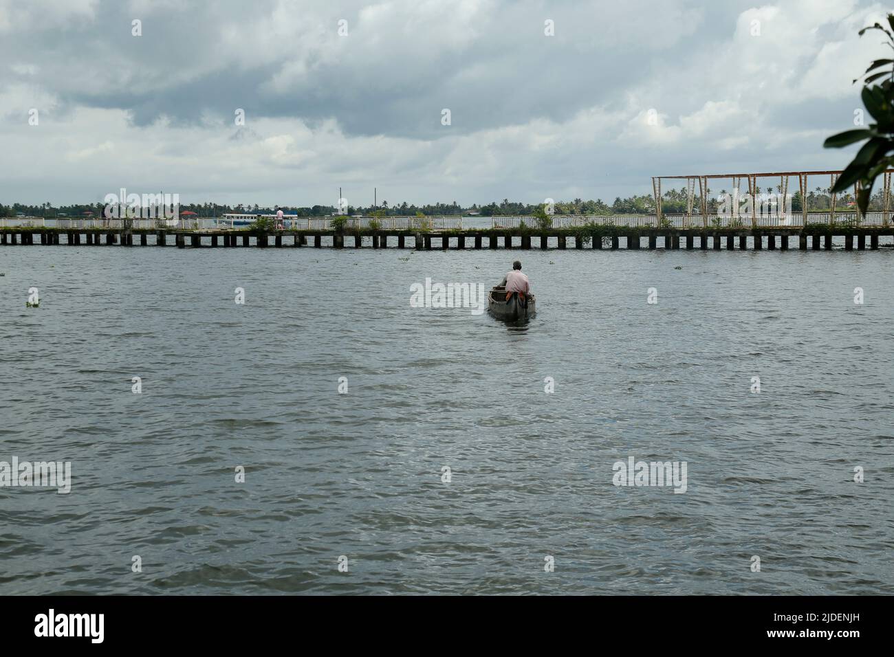 Kuttanad rice boat hi-res stock photography and images - Alamy