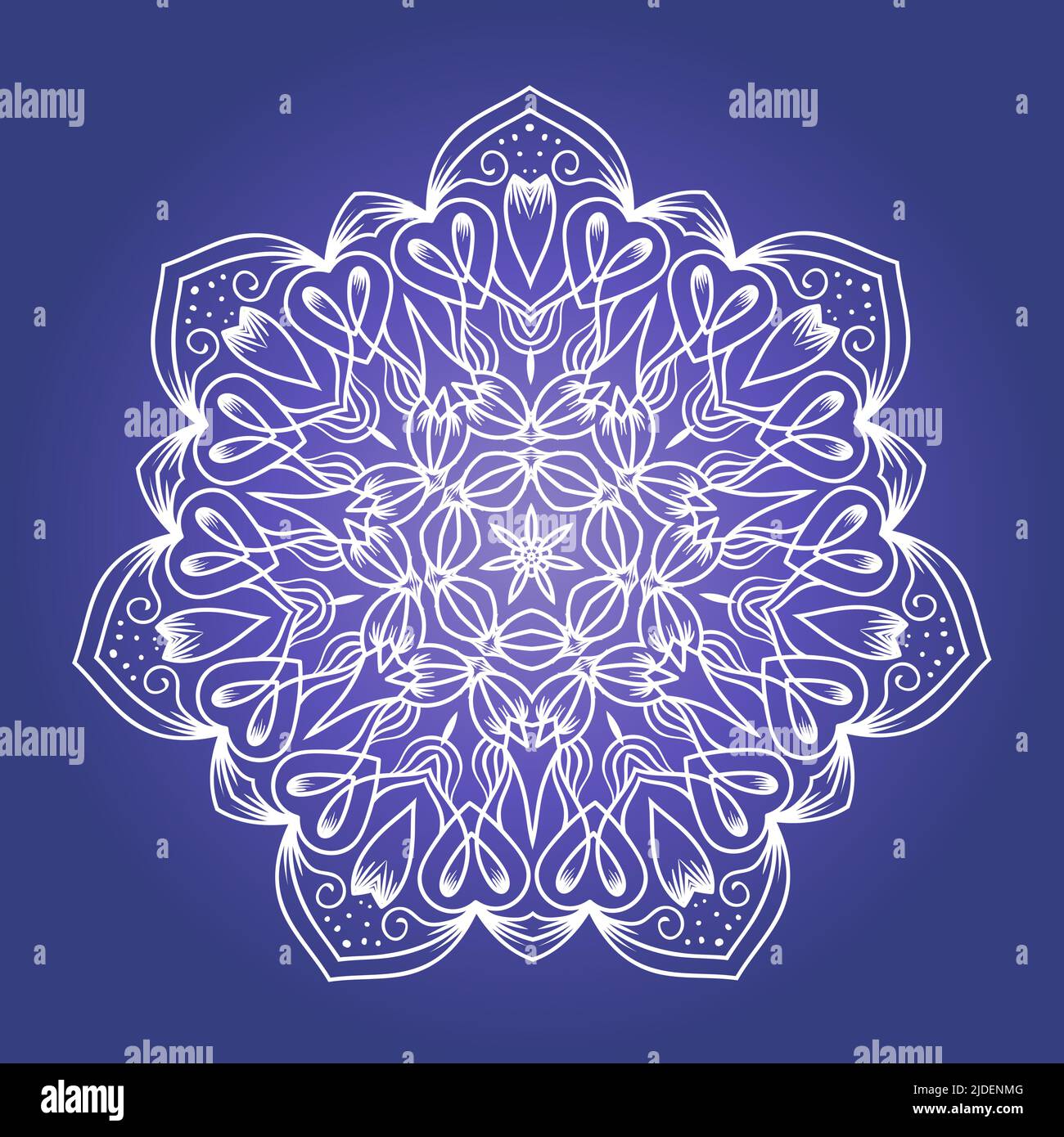 Mandala fractal Stock Vector Images - Alamy