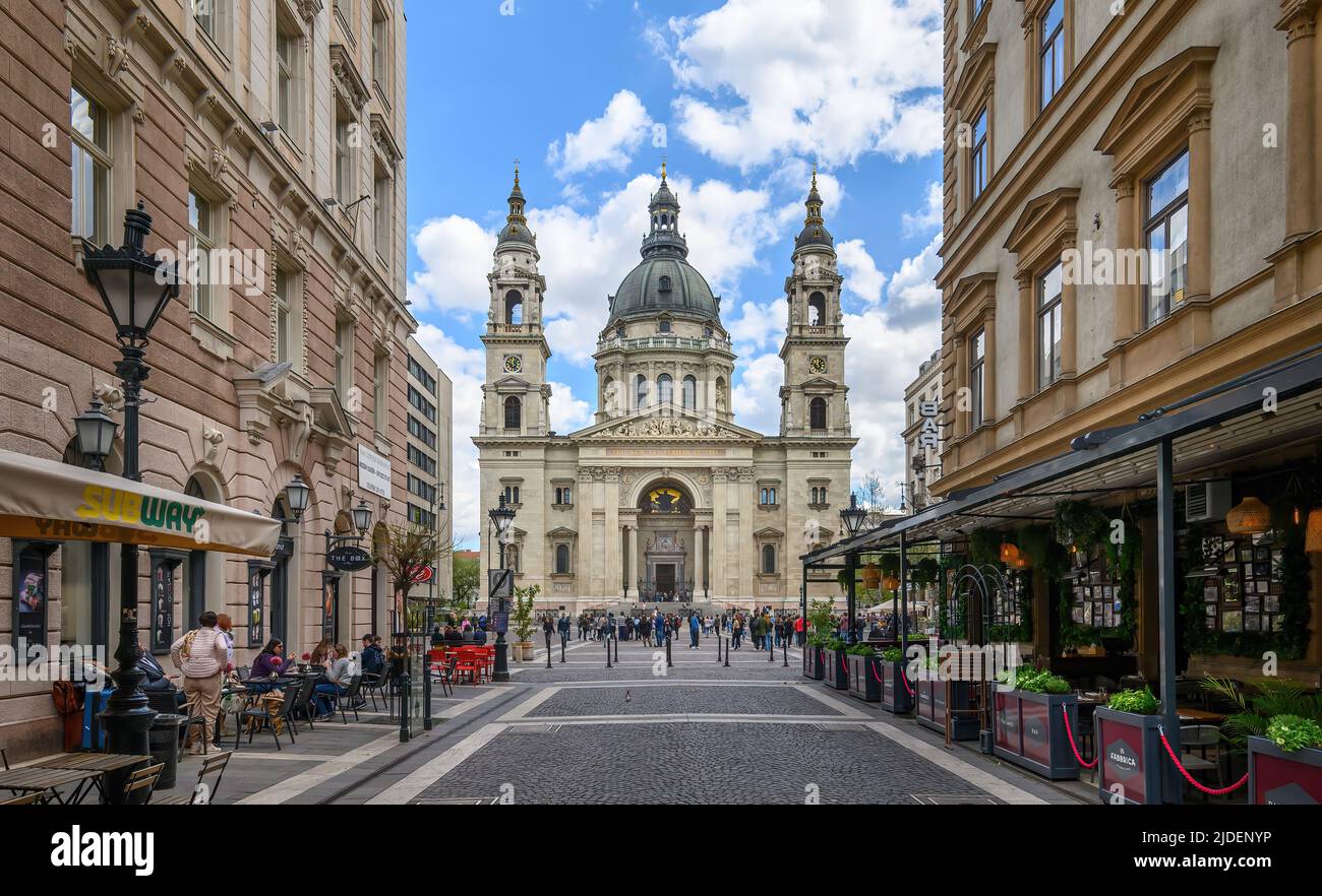 Budapest, Hungary. St. Stephen's Basilica, roman catholic cathedral in ...