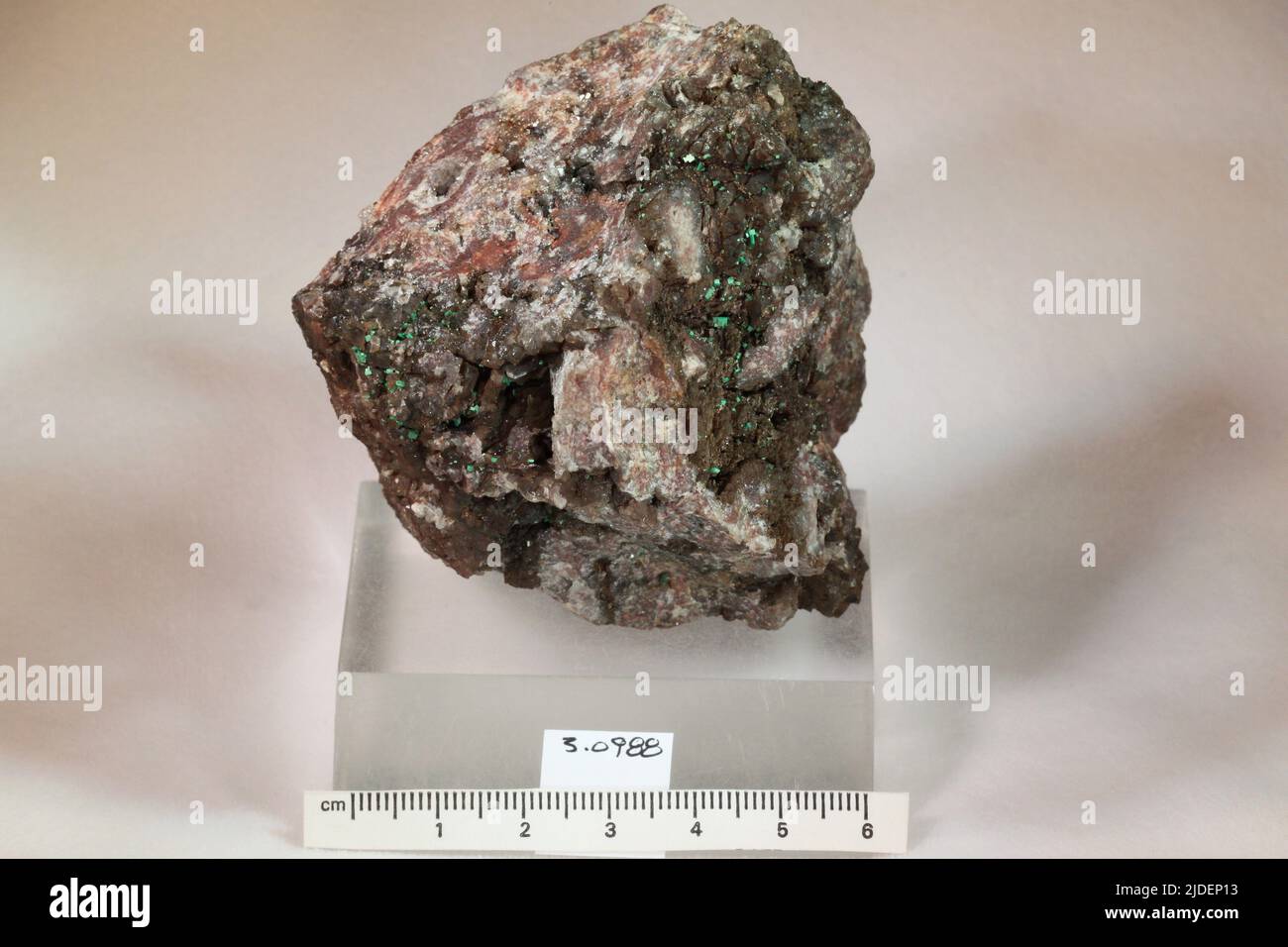 Torbernite. minerals. Europe; Germany; Saxony, Johanngeorgenstadt Stock ...