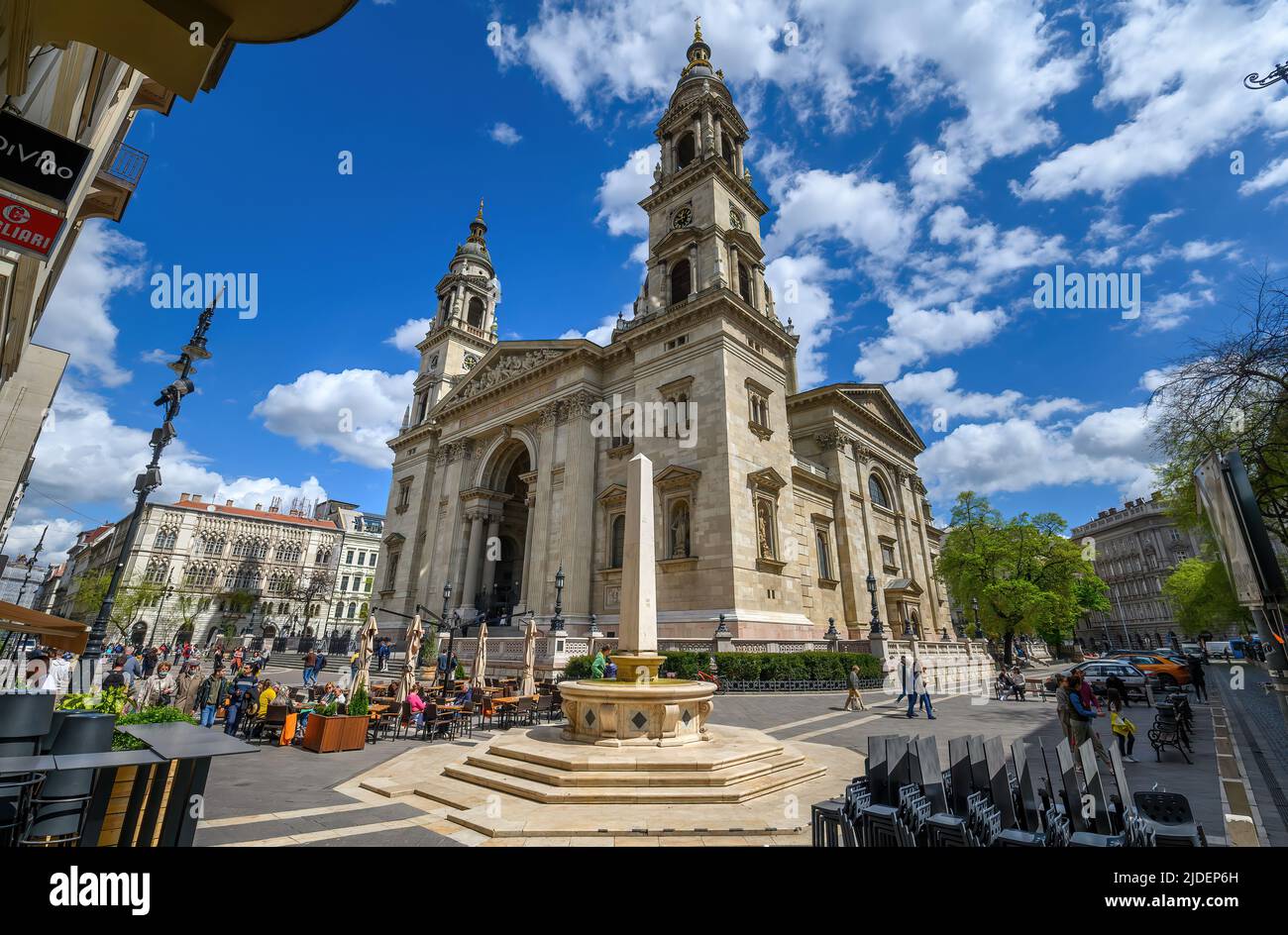 Budapest, Hungary. St. Stephen's Basilica, roman catholic cathedral in ...