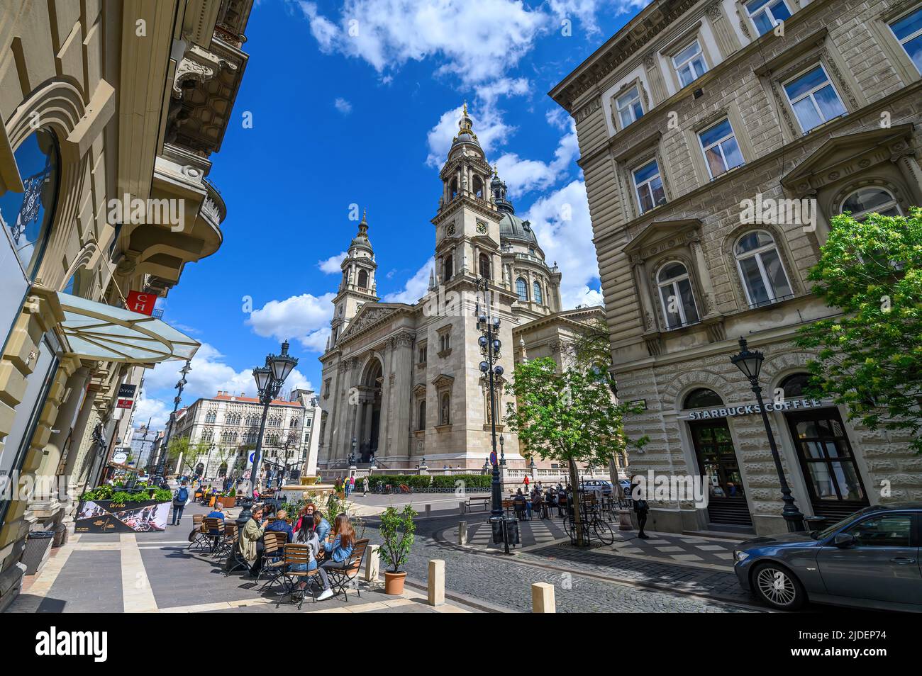Budapest, Hungary. St. Stephen's Basilica, roman catholic cathedral in ...